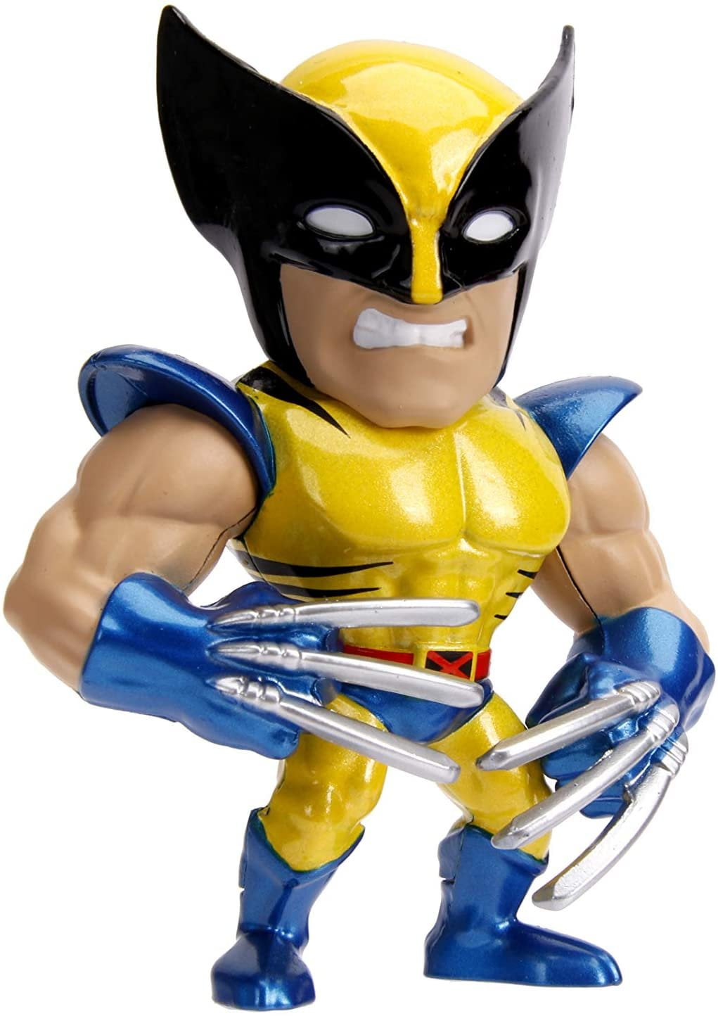 Jada Toys Metalfigs X-Men Wolverine 4" Die-Cast Collectible Figure, 100 ...