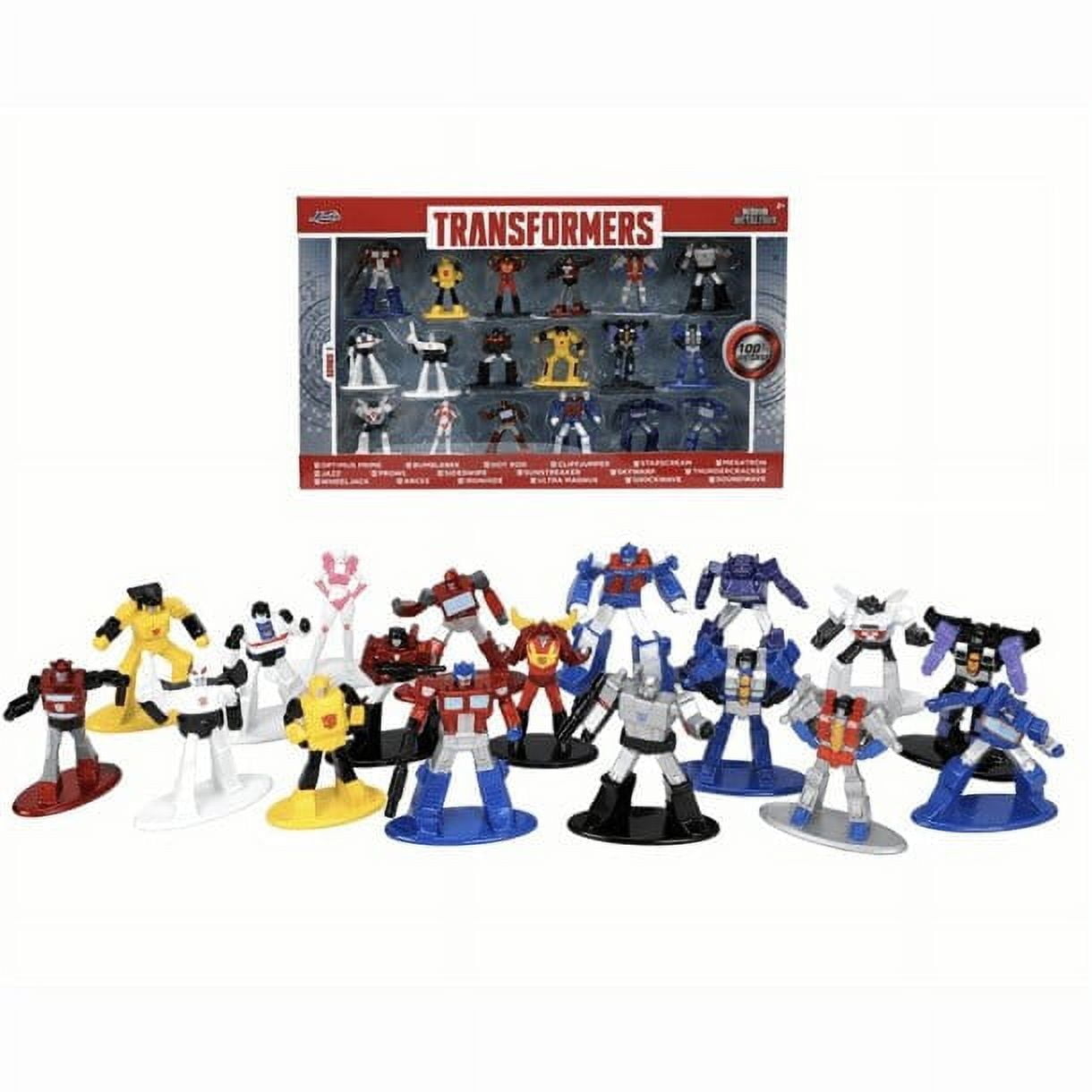 Jada Transformers Nanofigs Wave 18 Piece Figure Set 251115009 - Walmart.com