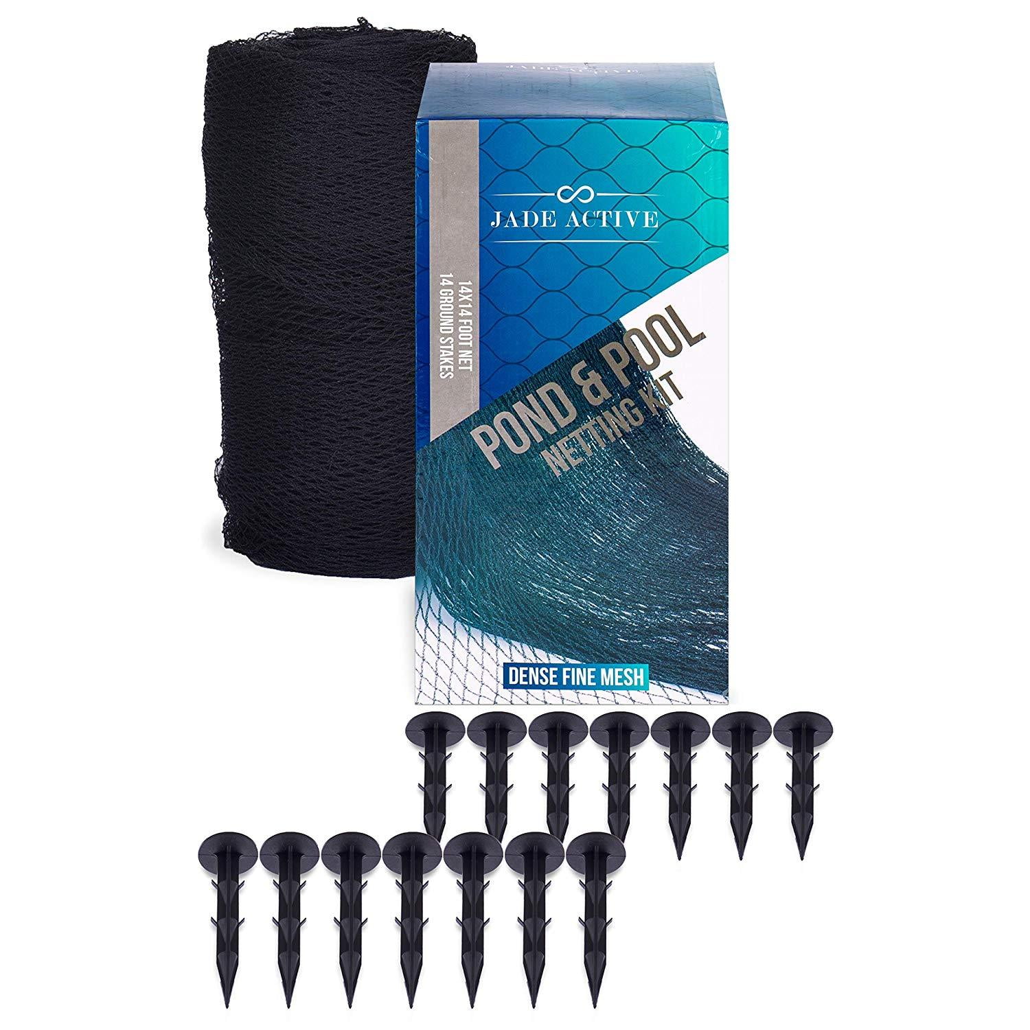 Jade Active Pond Netting 14 x 14 Feet - Heavy Duty Pool and Pond Net ...