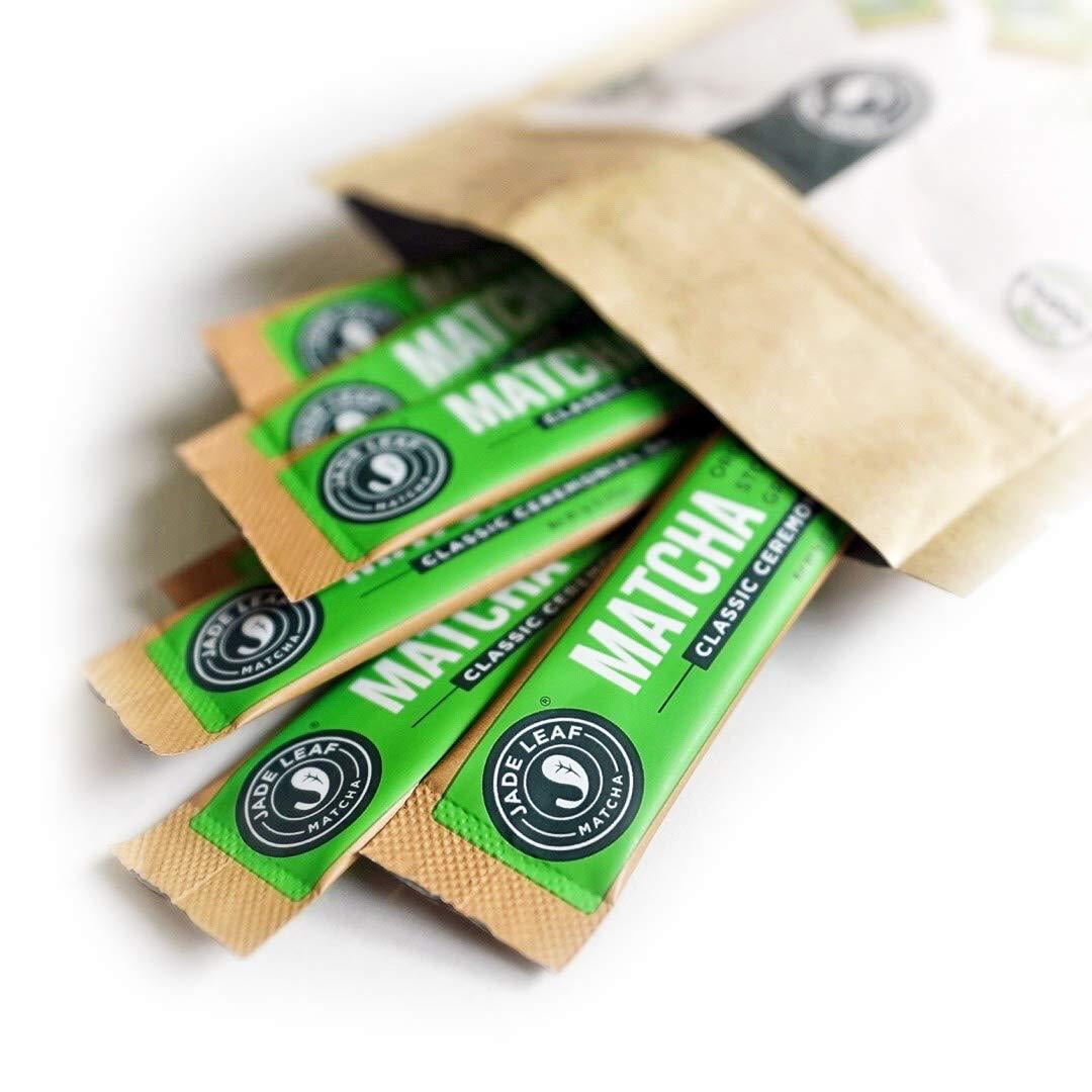 Jade Leaf Matcha Green Tea Powder - Organic Ceremonial Single Serve ...