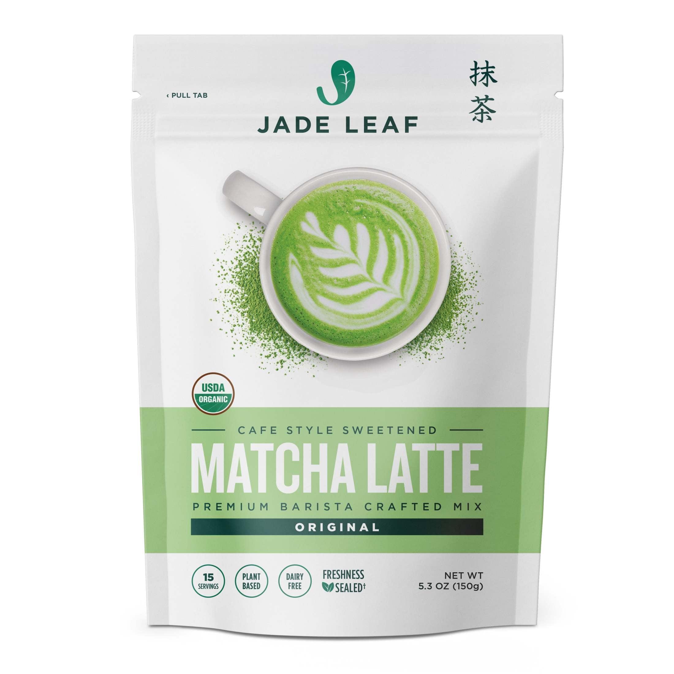 Jade Leaf Matcha Latte Powder Mix, Sweetened, 5.3oz Pouch - Walmart.com