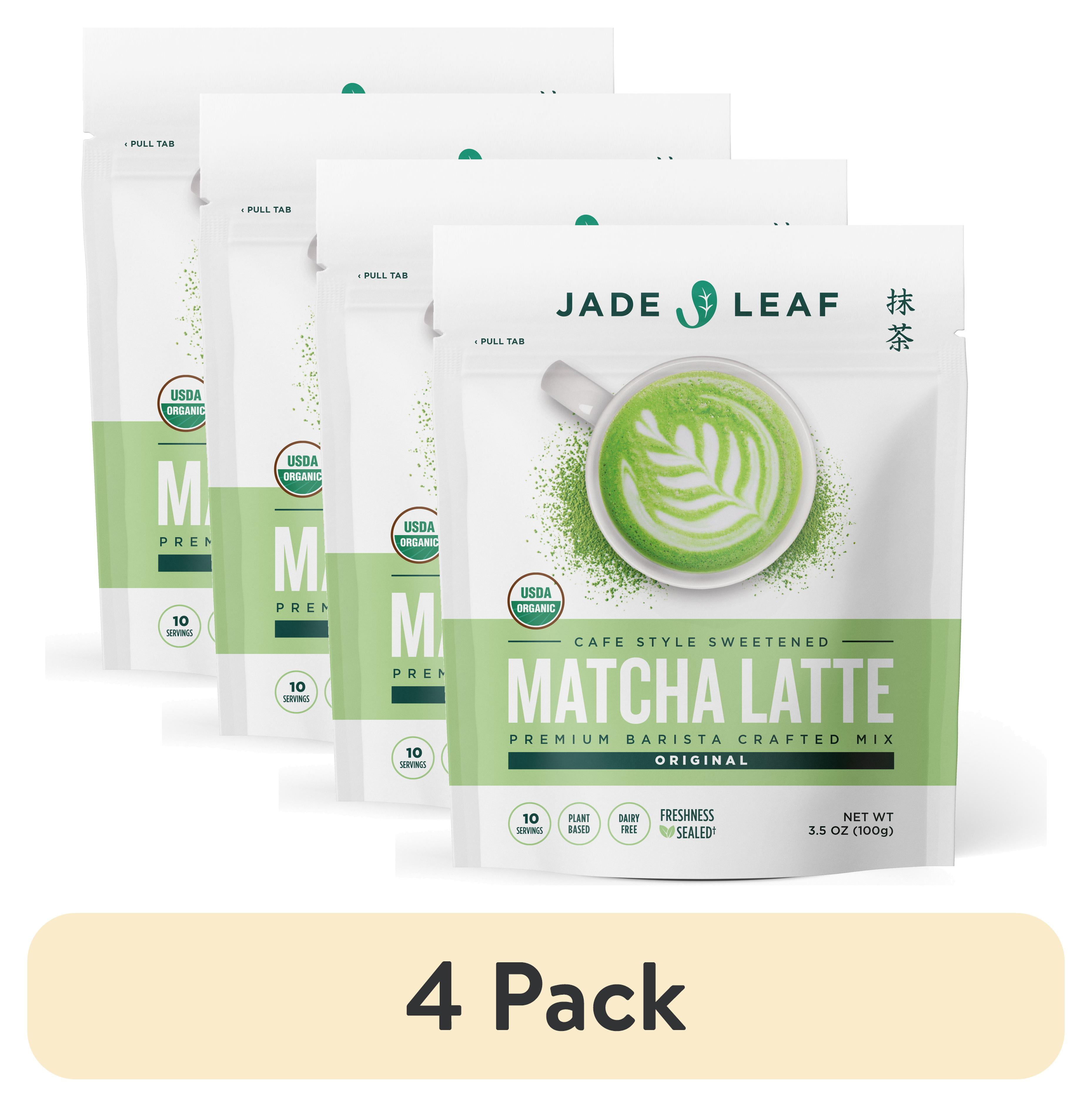 (4 pack) Jade Leaf Matcha, Organic Japanese Matcha Latte Mix, Powdered ...