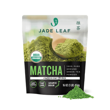 Jade Leaf Sweetened Matcha Latte Green Tea Powder Drink Mix, Organic ...