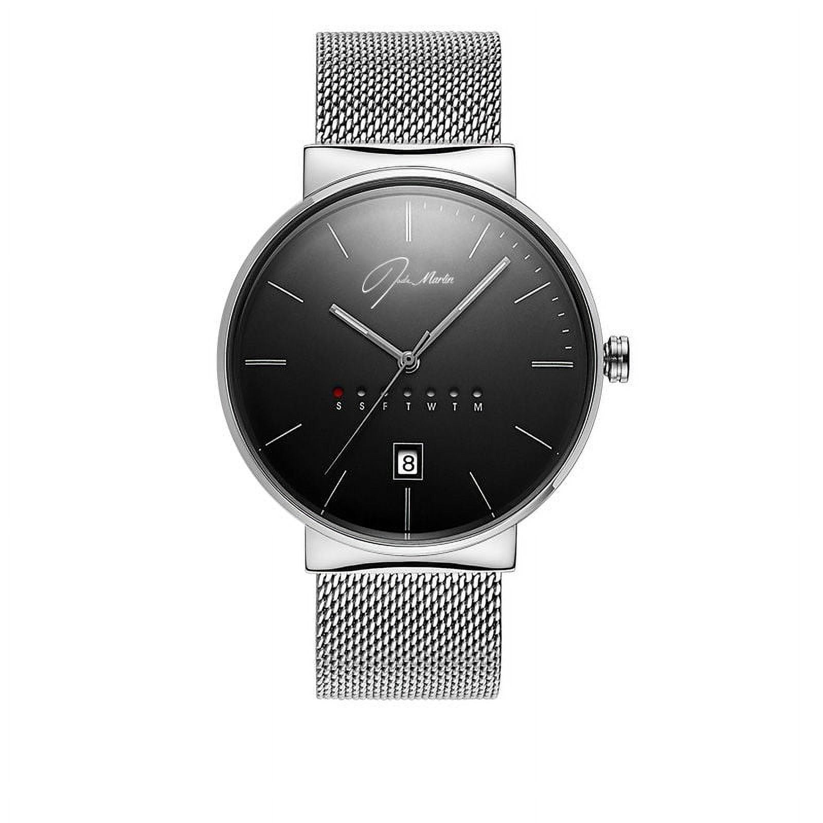 Jade Marlin Designer Signature Collection Sliver Watch - Walmart.com