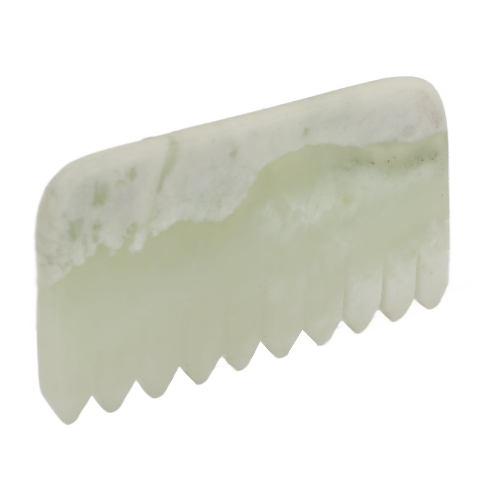 Jade Massage Comb Physical Therapy Scraping Scalp Comb Handheld Head ...
