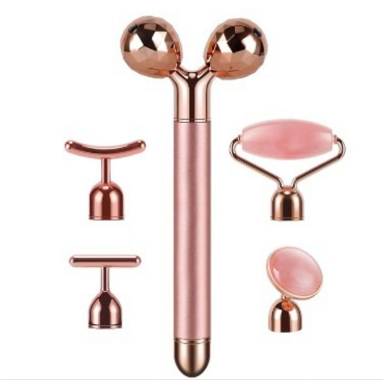 Jade gold massage stick roller face roller electric beauty instrument ...