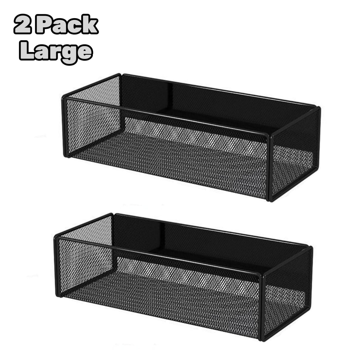 Jademall Magnetic Basket Organizer Holder 2Pcs, 10.6x4.7x3 inch ...
