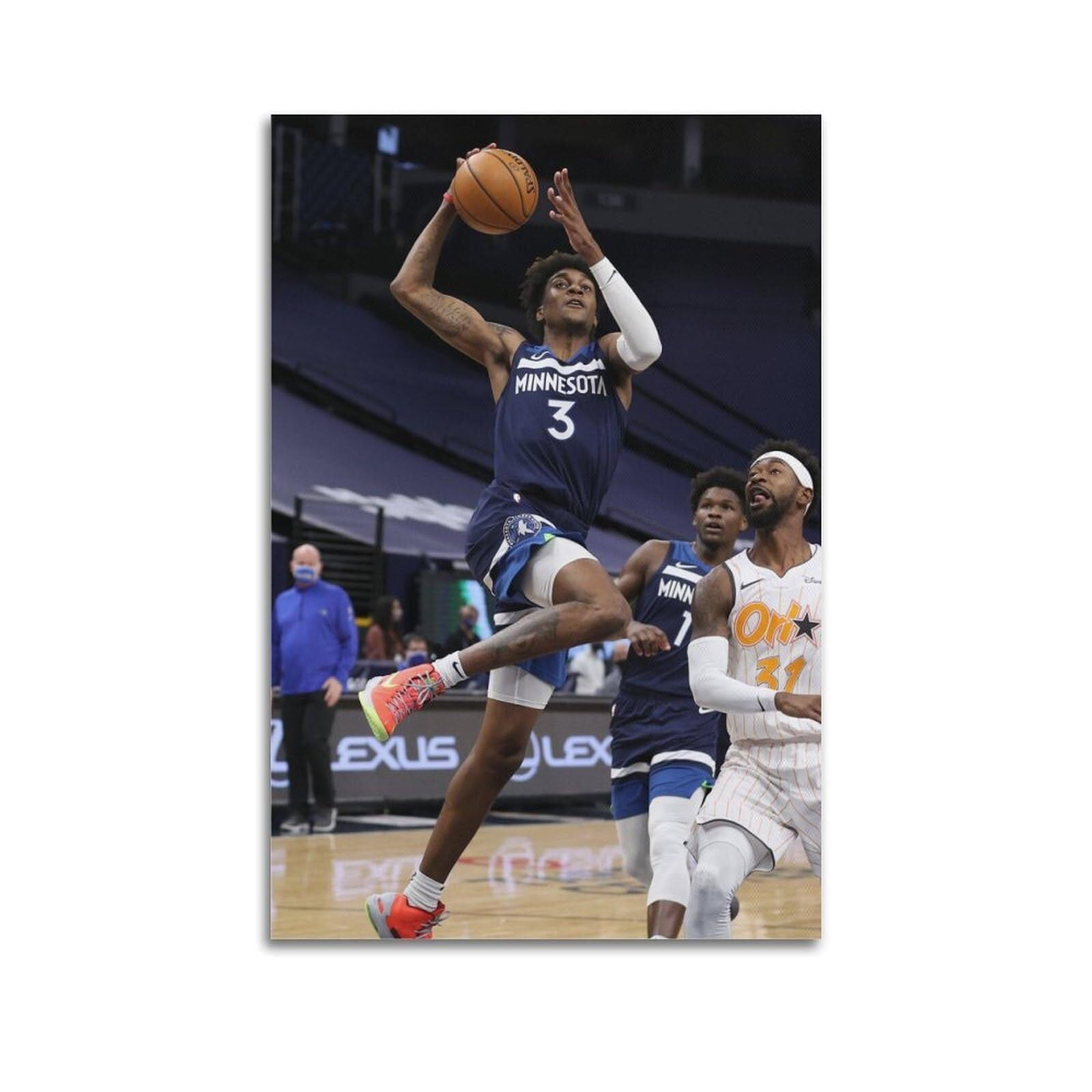 Jaden McDaniels Athletes Poster Poster Album Cover Posters for Bedroom ...