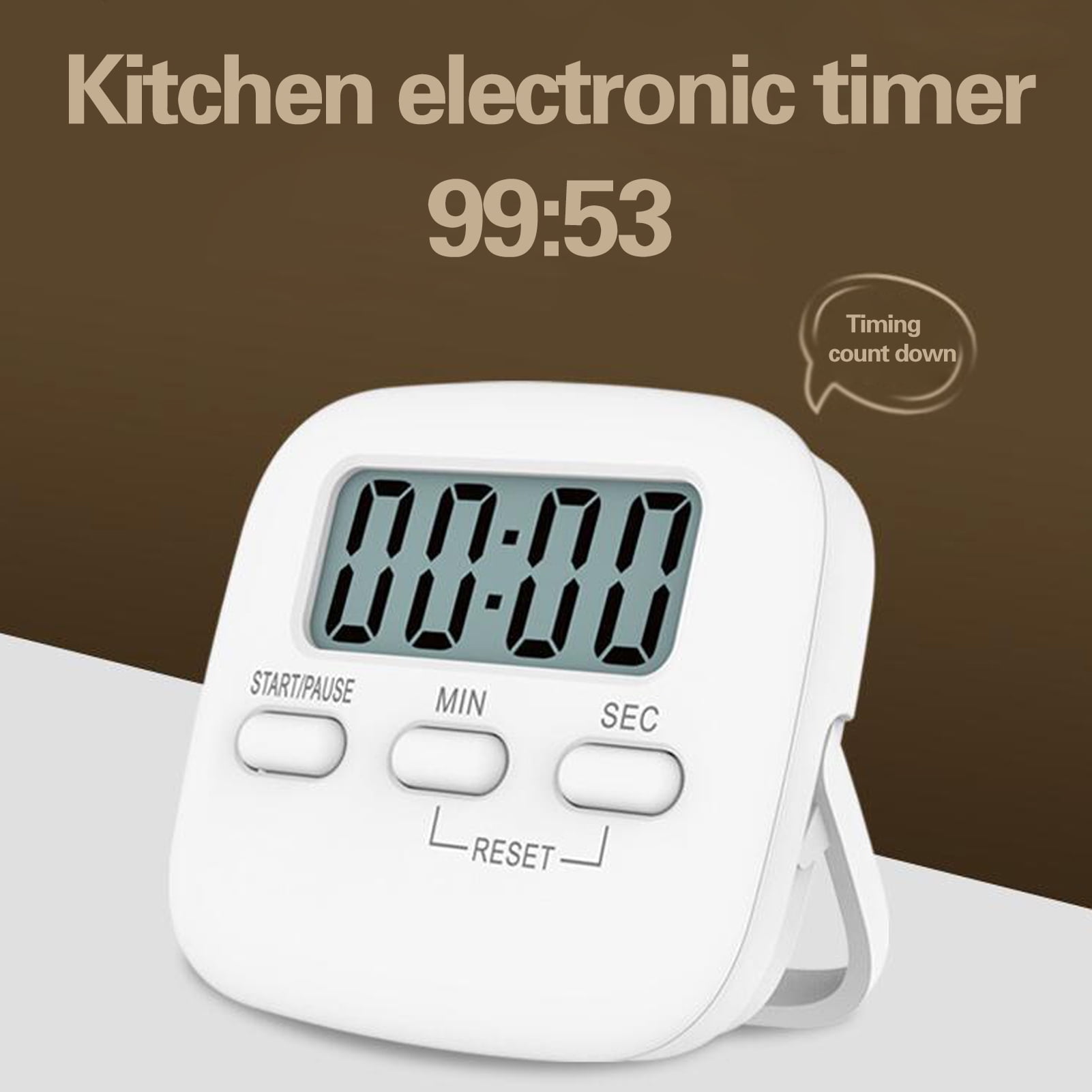 Jadeshay Digital Kitchen Timer For Cooking And Baking Large Lcd Display