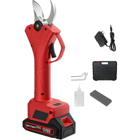Jadeshay Electric Pruning Shears, Cordless Tungsten Steel Garden Pruner ...