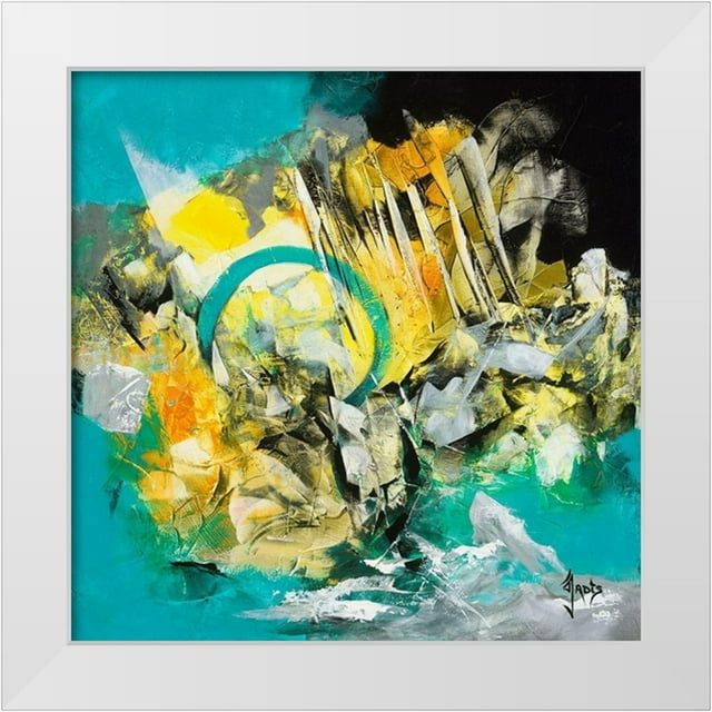 Jadis 15x15 White Modern Wood Framed Museum Art Print Titled - Chemin ...