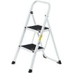 ZENSTYLE Heavy Duty Folding 4 Step Ladder, Portable Steel Step Stool ...