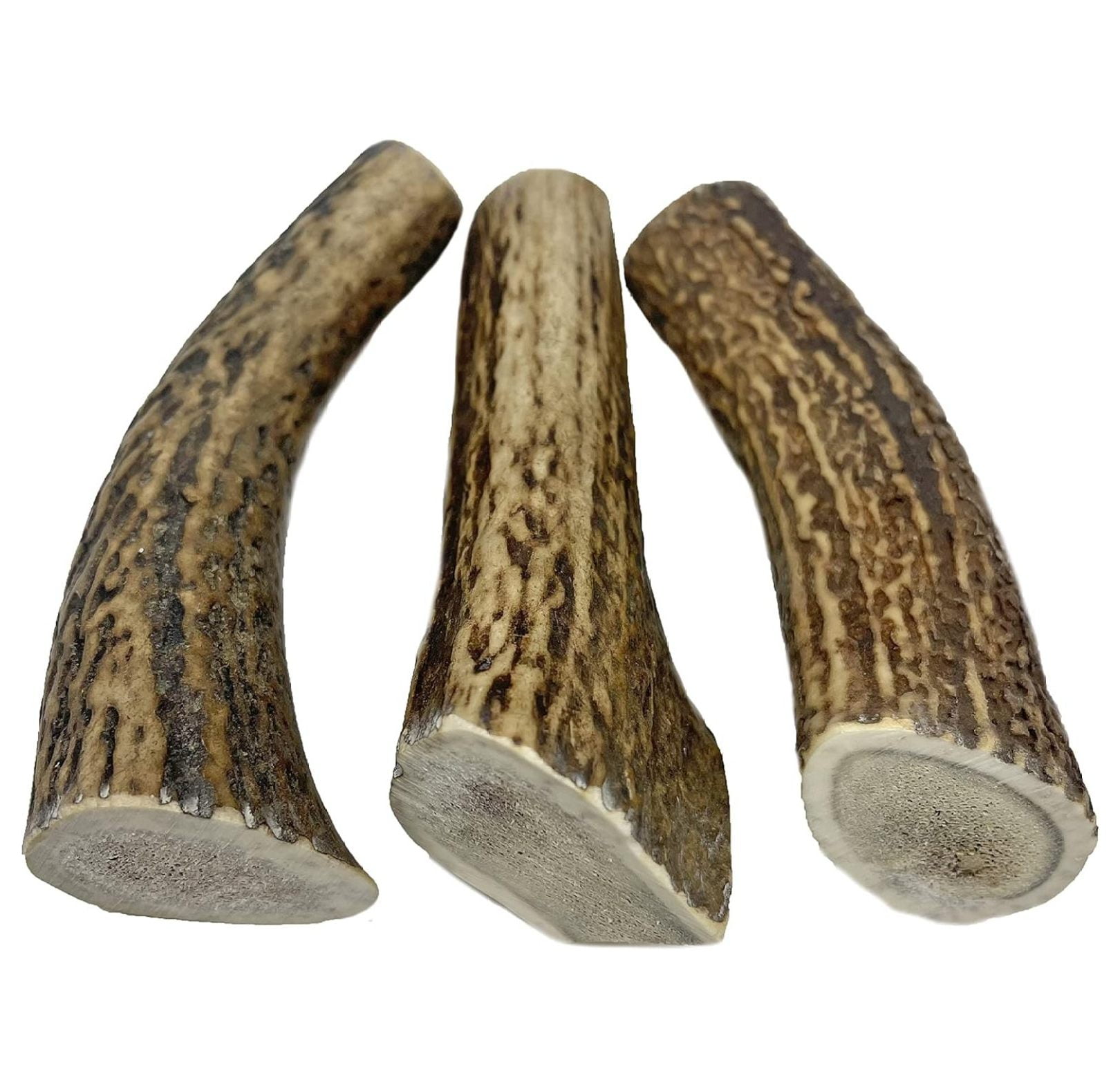 Jadona (3 Pack - Extra Large Whole Elk Antlers for Dogs - Naturally Shed Real Antler Chews ...