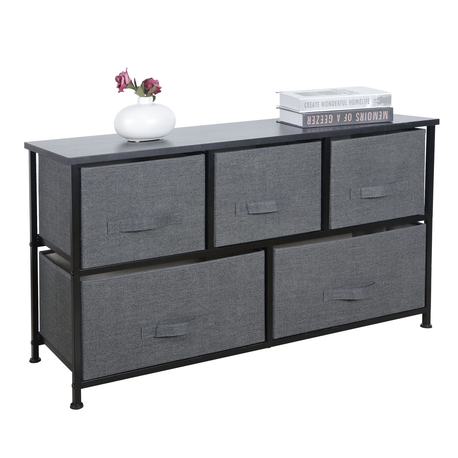 Jadona Dresser for Bedroom 4/5/6/8/9 Drawers Fabric Dresser Storage ...