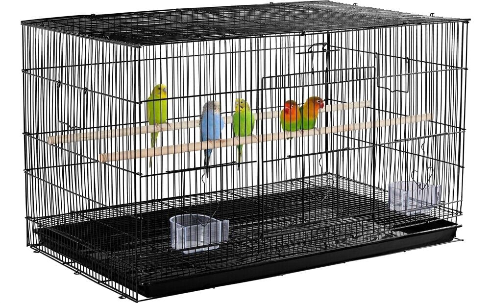 Jadona Stackable Rectangle Breeding Flight Parakeet Budgie Finch Bird ...