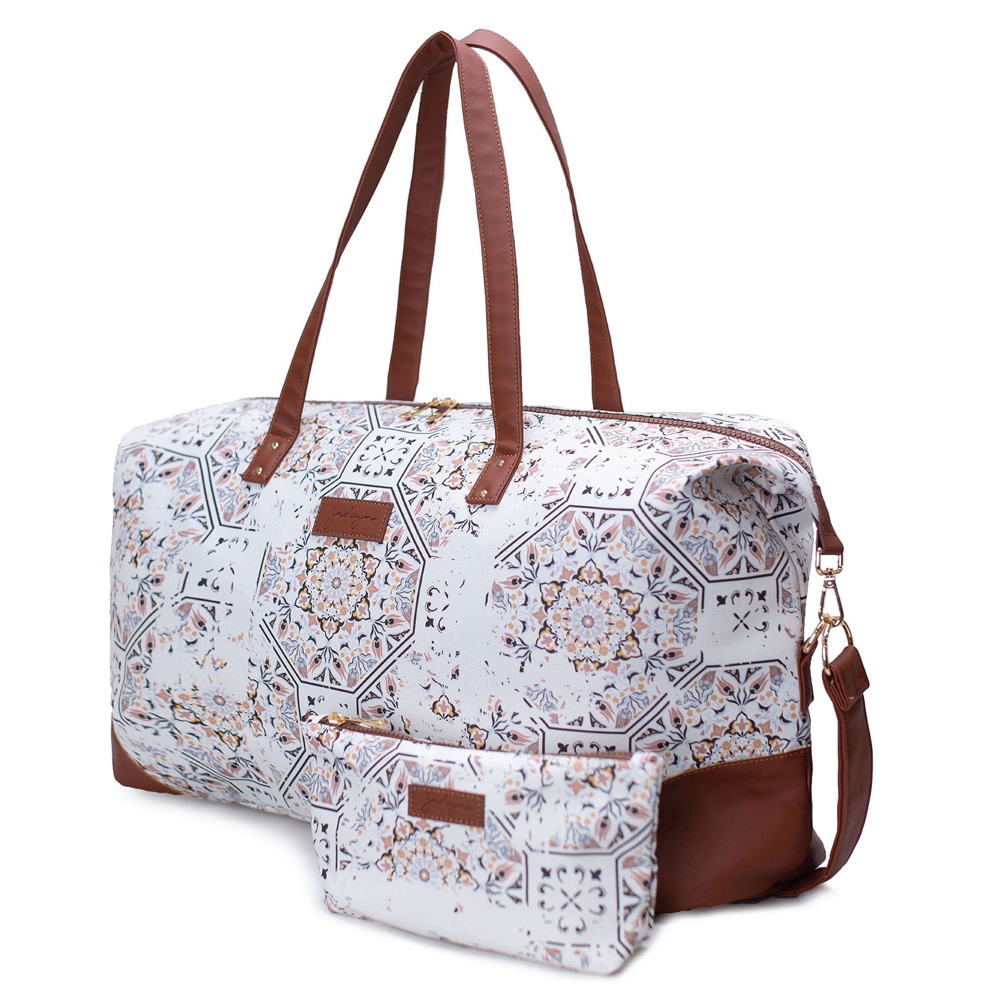 Jadyn Luna Women's Weekender Bag and Travel Duffel, Large 37 Liter Capacity (Mosaic) - Walmart.com
