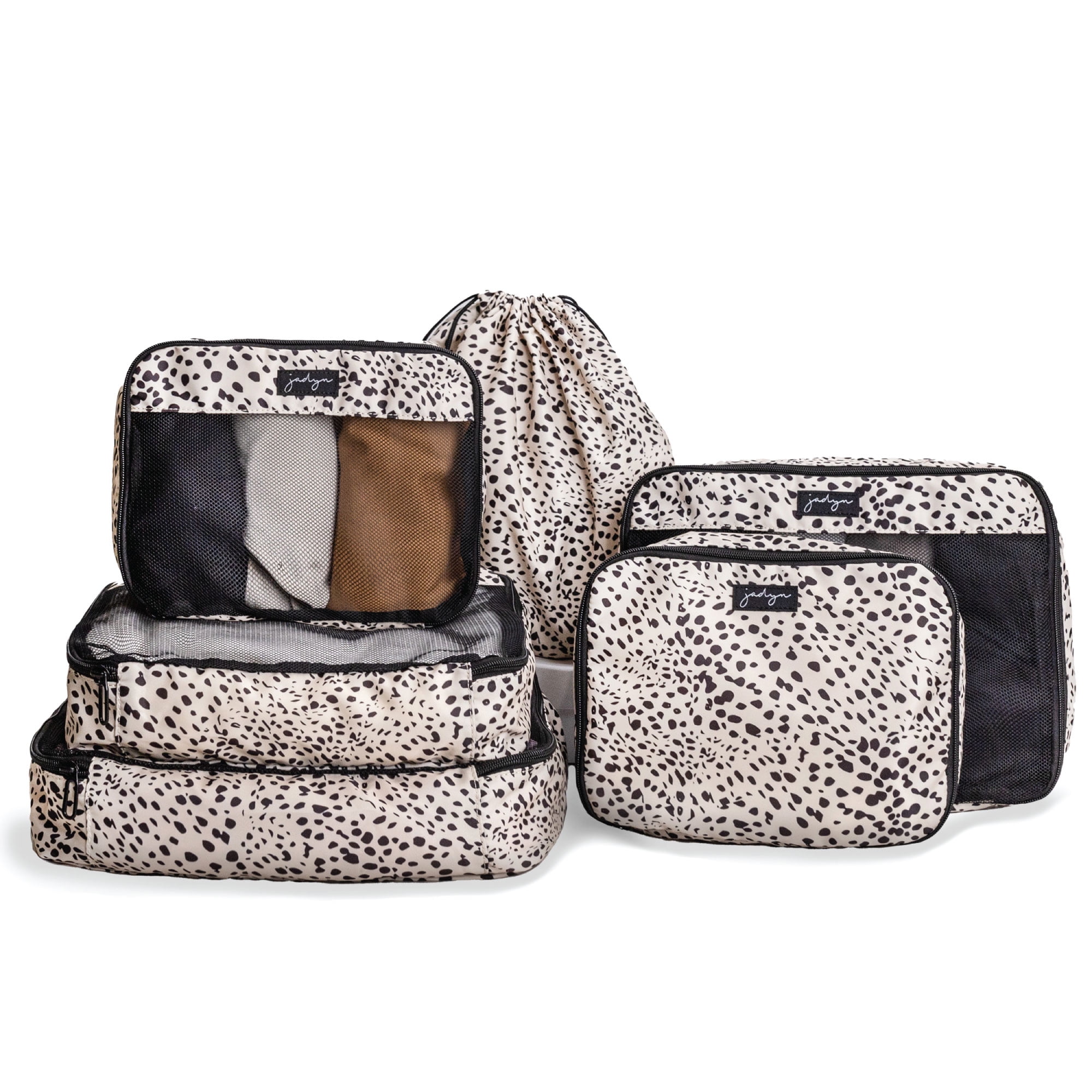 Jadyn Packing Cubes for Travel, 6-Piece Large Packing Cube Organizer ...