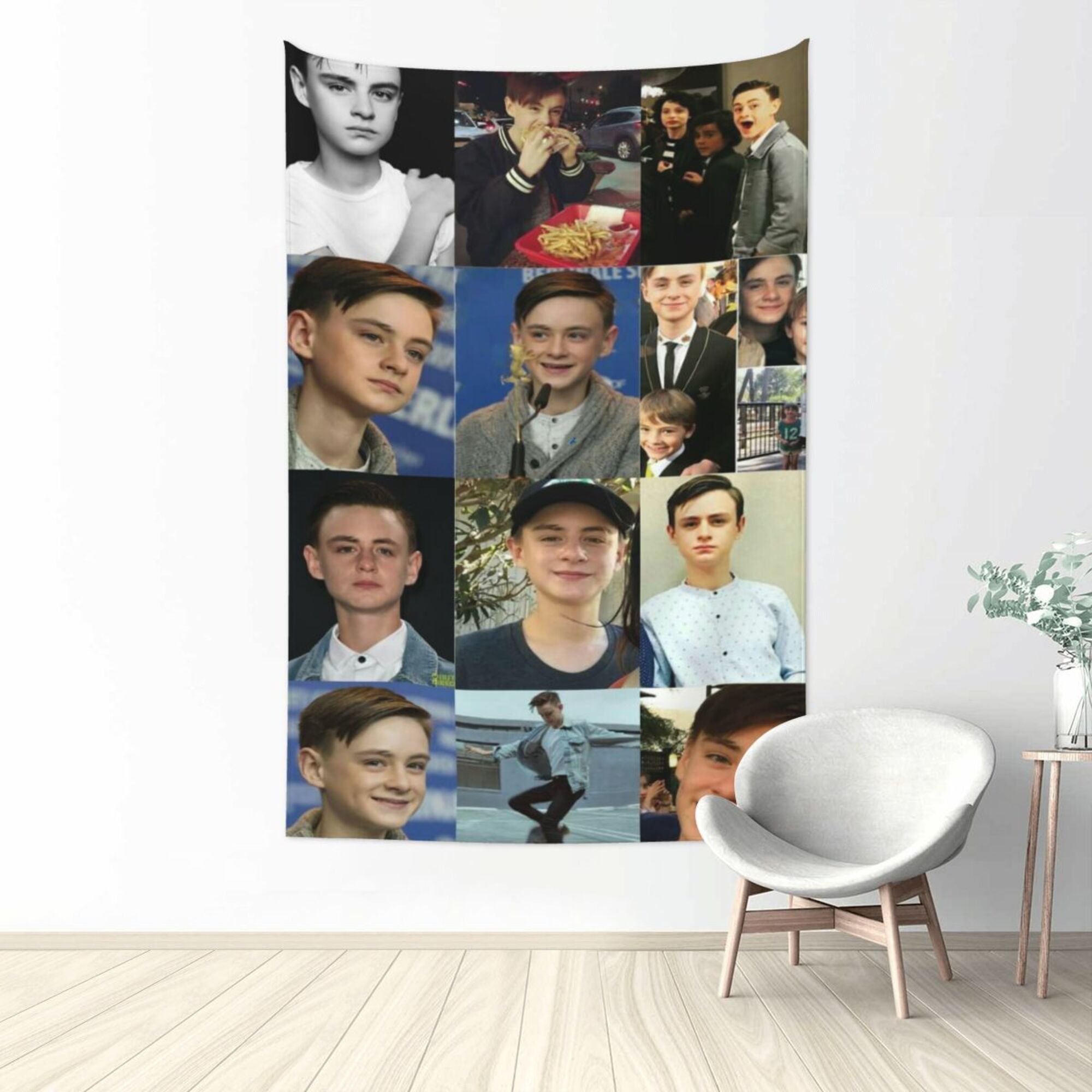 Jaeden Martell Tapestry Poster Printing Wall Hanging Tapestries Wall ...
