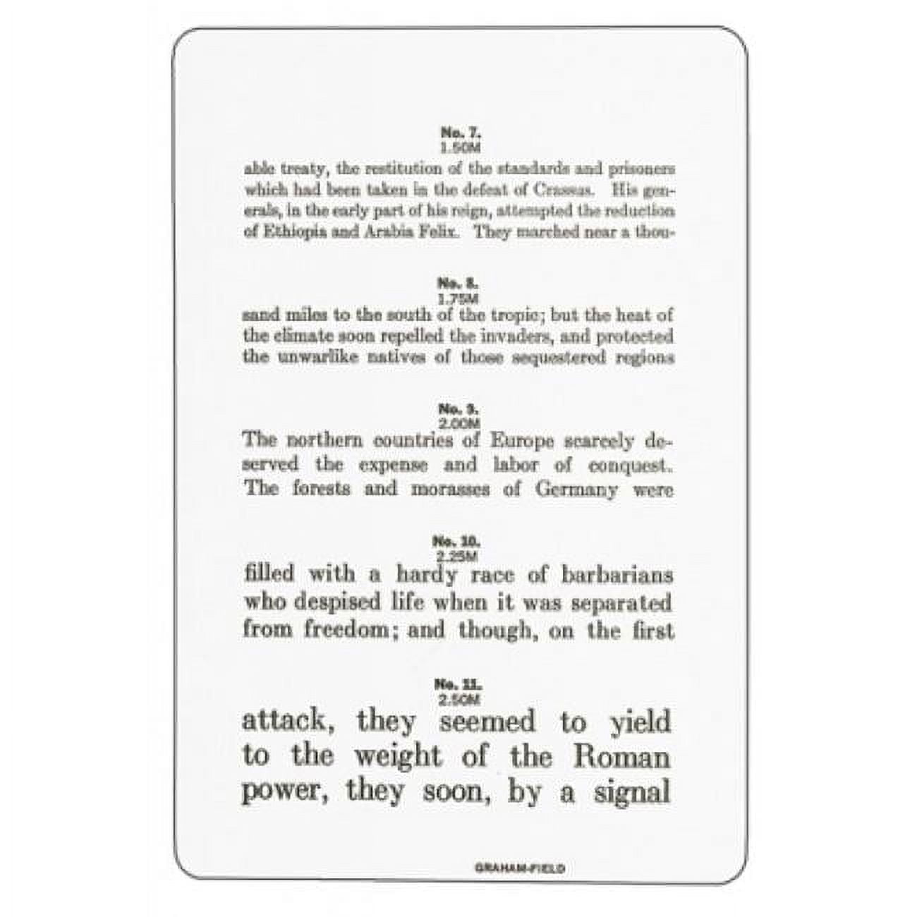 Jaeger Reading Eye Chart - Walmart.com