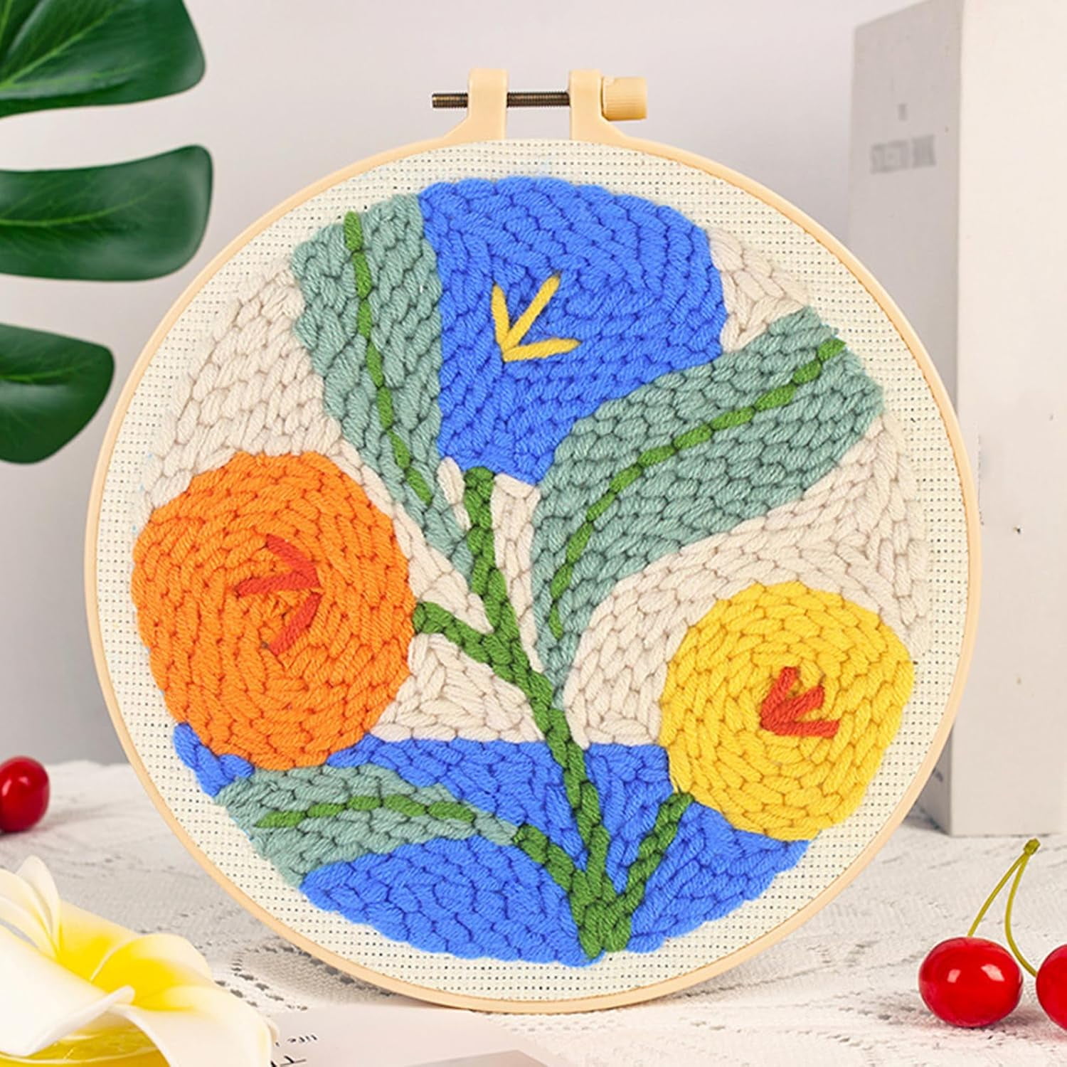 Jaenea Punch Stitch Kit,Healing Weave Punch Stitching Kit,Punch Needle ...