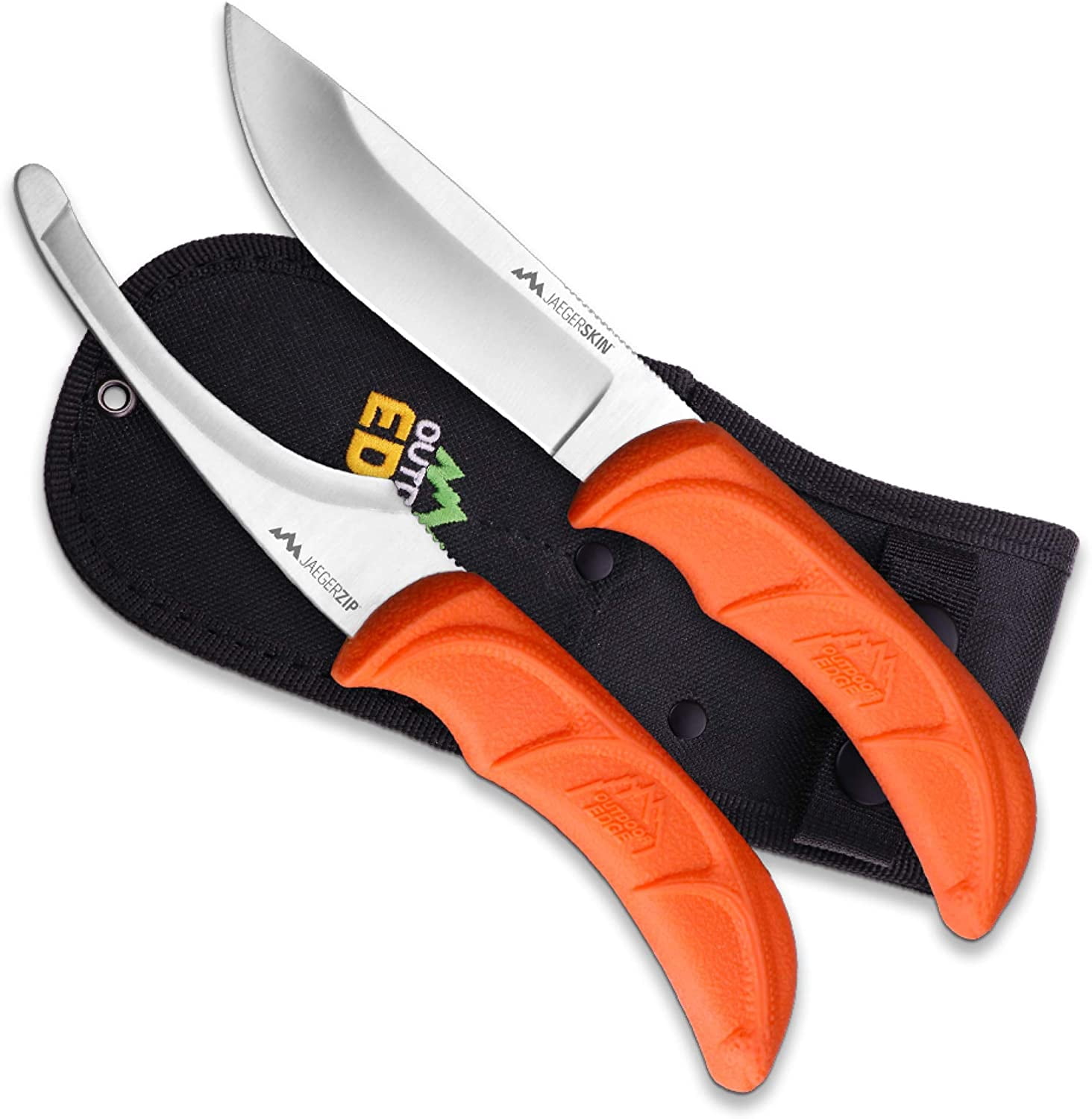 JaerPair, 3-Piece Hunting Knife Combo Set for Processing Big Game with ...