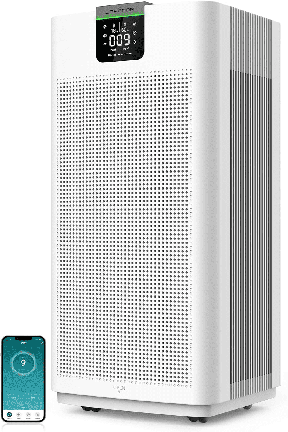 Jafända Air Purifier for Home Large Room 4575 ft², Smart Air Cleaner ...
