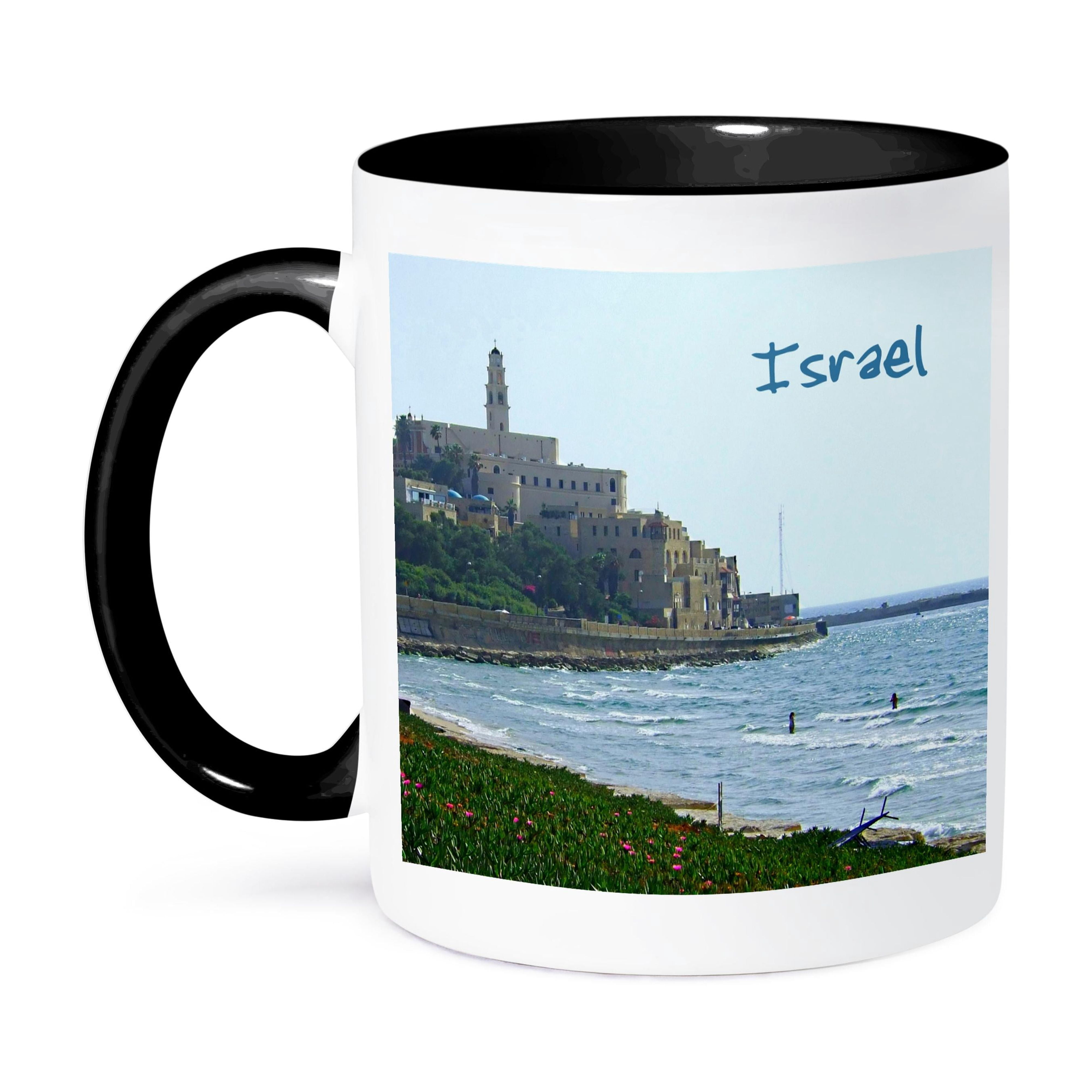 3dRose, Jaffa buildings by the sea - Yafo - Israel - travel photography ...