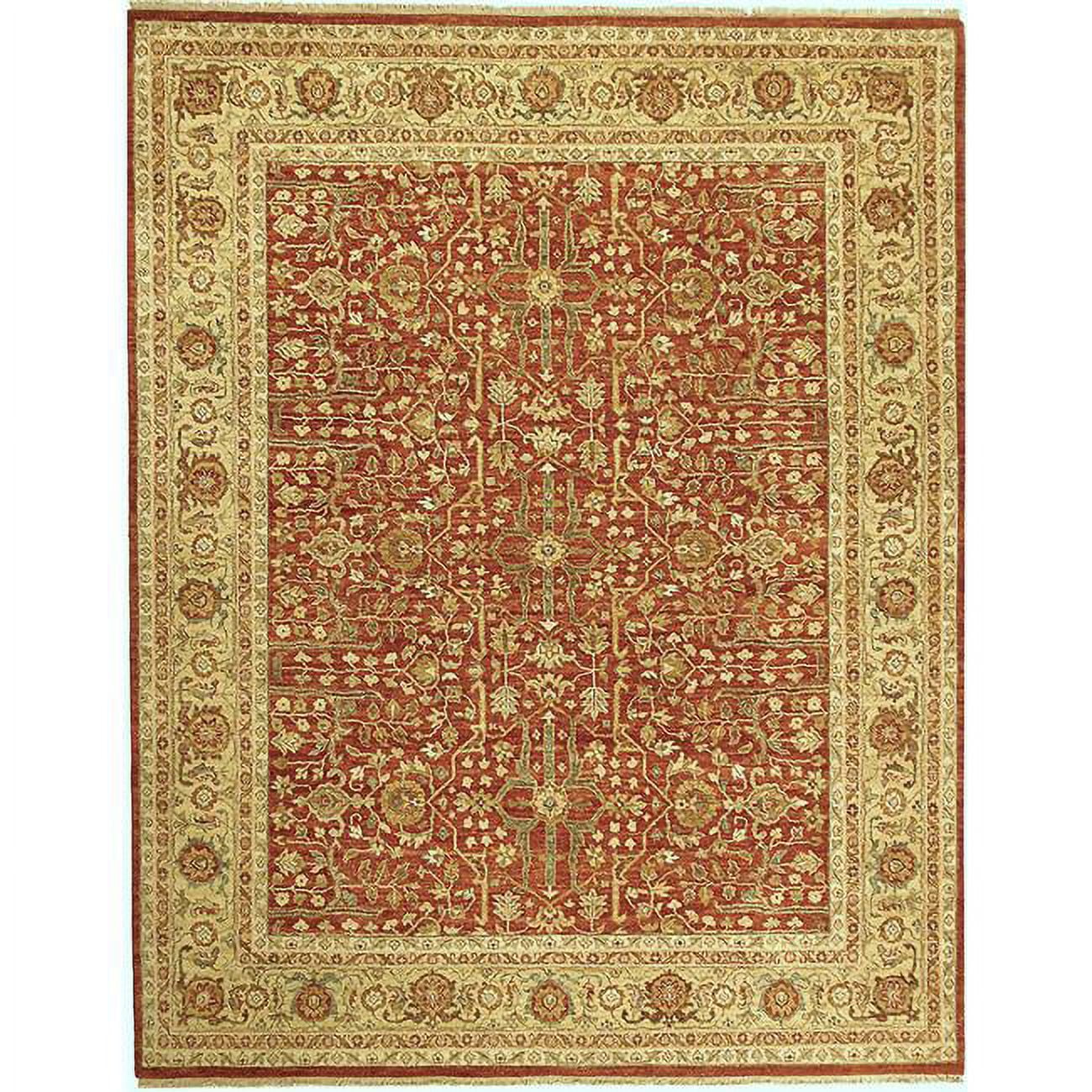 Jagapatti Ziegler Rust & Gold Area Rug - 12 x 18 ft. - Walmart.com