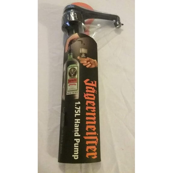Jager Bottle Shot Dispenser Hand Pump Jager Bottle Shot Dispenser Hand ...