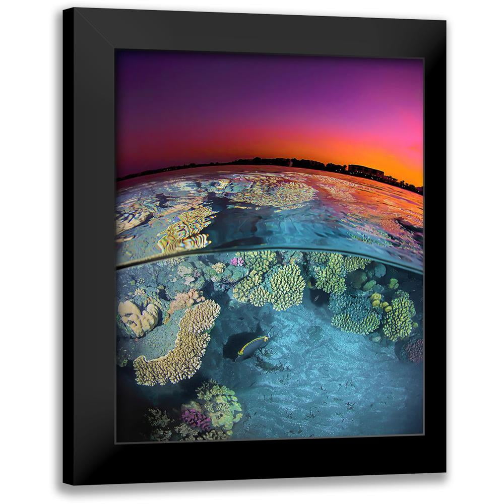 Jager, Henry 12x14 Black Modern Framed Museum Art Print Titled - Dusk ...