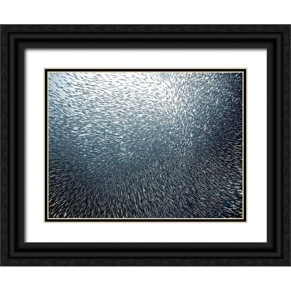 Jager, Henry 18x15 Black Ornate Wood Framed with Double Matting Museum ...