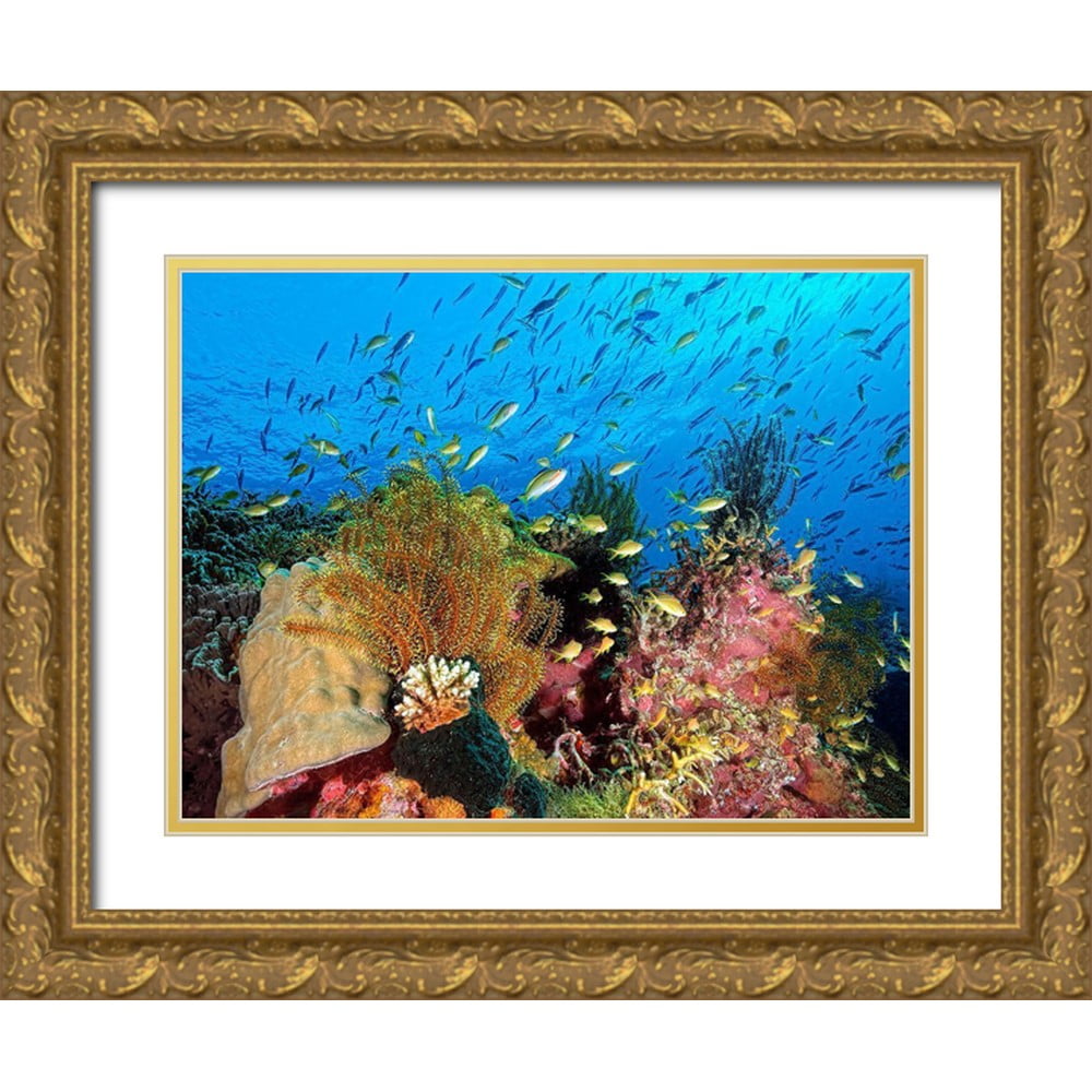 Jager, Henry 18x15 Gold Ornate Wood Framed with Double Matting Museum ...
