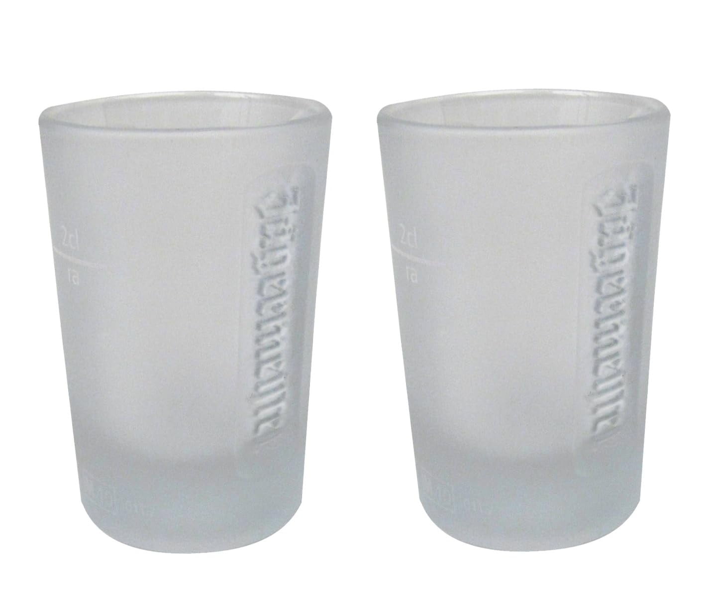 Jagermeister Set of 2 Frosted Deer Stag Shot Glasses - Walmart.com