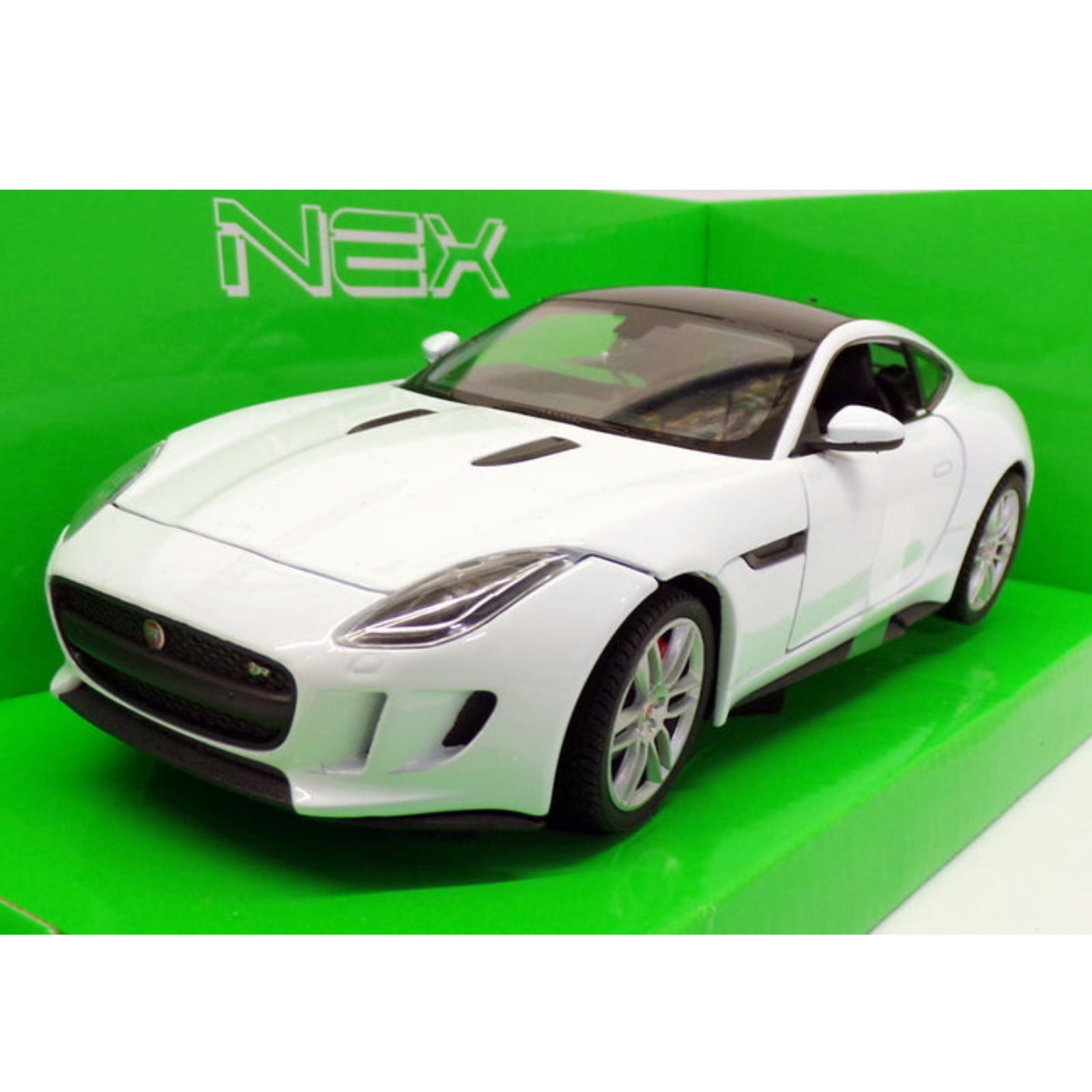 Jaguar F-Type Coupe Diecast Model 1:24 scale White Welly - Walmart.com