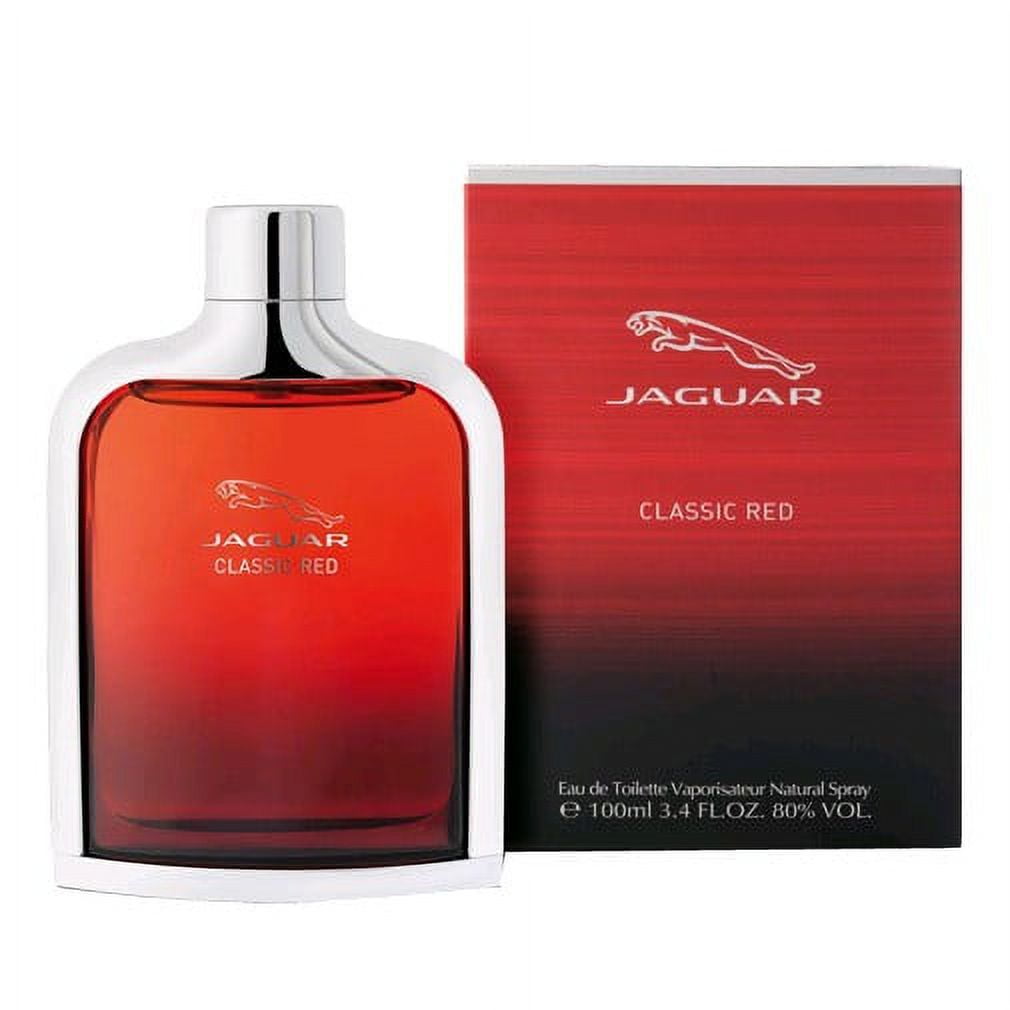 Jaguar Classic Red Eau De Toilette Spray for Men, 3.4 oz, Spicy Fruity ...