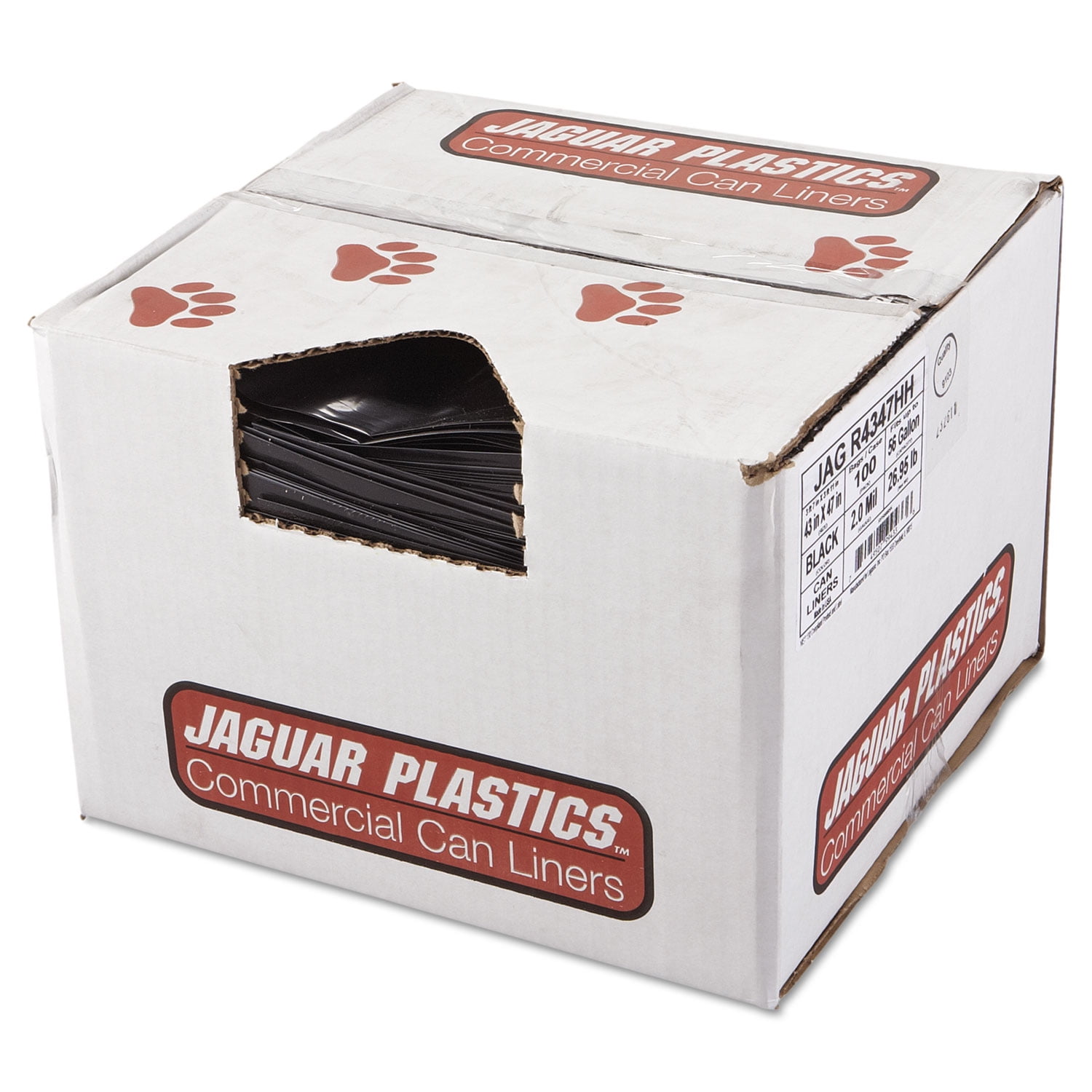 Jaguar Plastics Liner,Repro,43x47,2.0mil R4347HH - Walmart.com