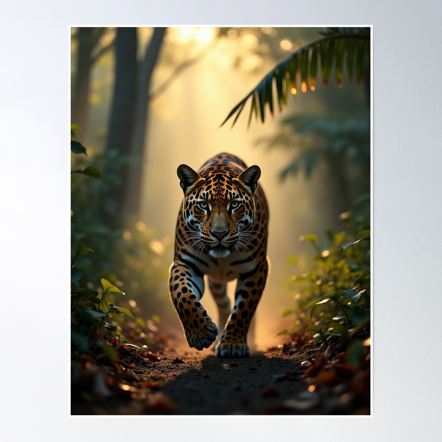 Jaguar Poster Wall Art, Modern Wall Decor, 8x12 UNFRAMED - Walmart.com