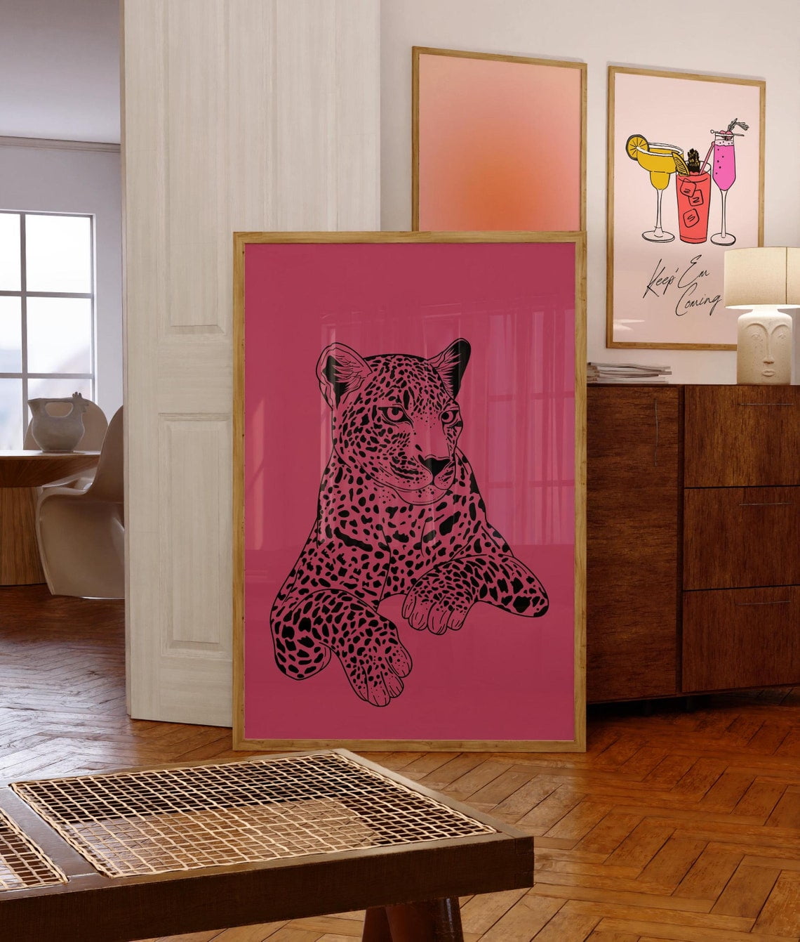 Jaguar Wall Art-Big Cat Prints-Trendy Animal Wall Art-Leopard Wall Art ...