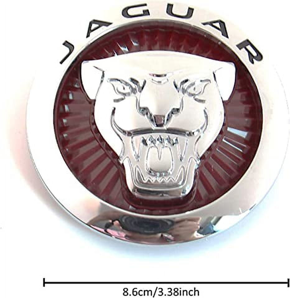 Jaguar XF Front Center Grille Emblem 3.38inch Car Trunk Emblem Leopard ...