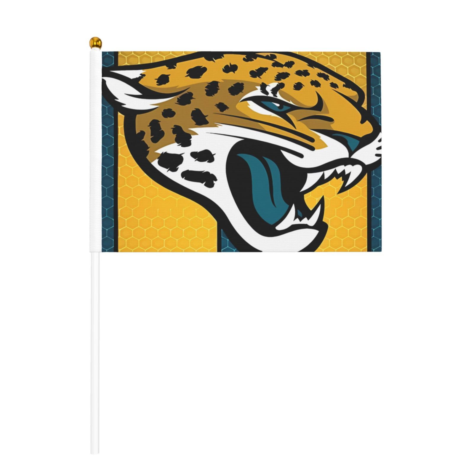 Jaguars 10 Pack Hand Held Mini Stick Flags, Outdoor Decoration, Party ...