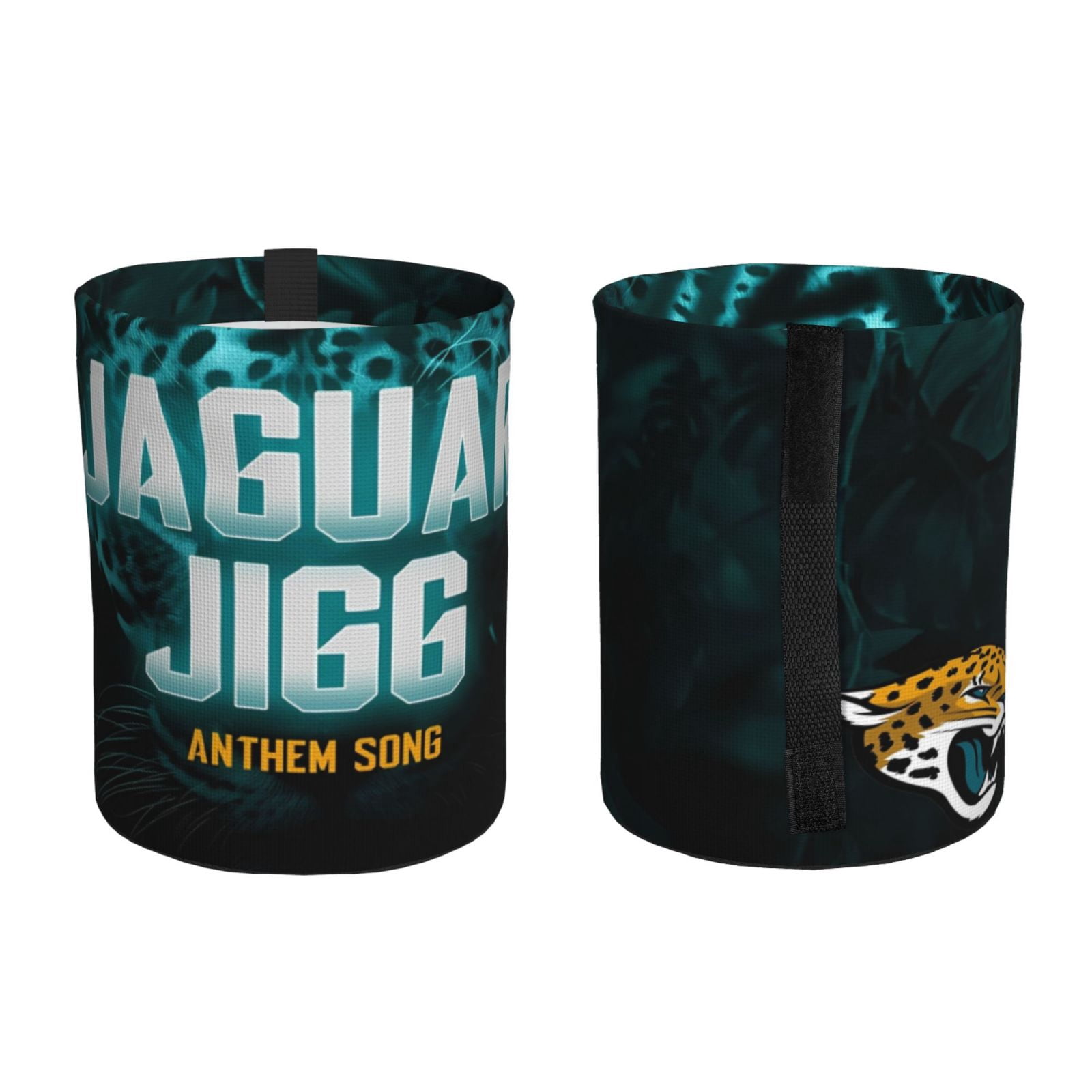 Jaguars Car trash can with webbing, easy to install with Velcro, can ...