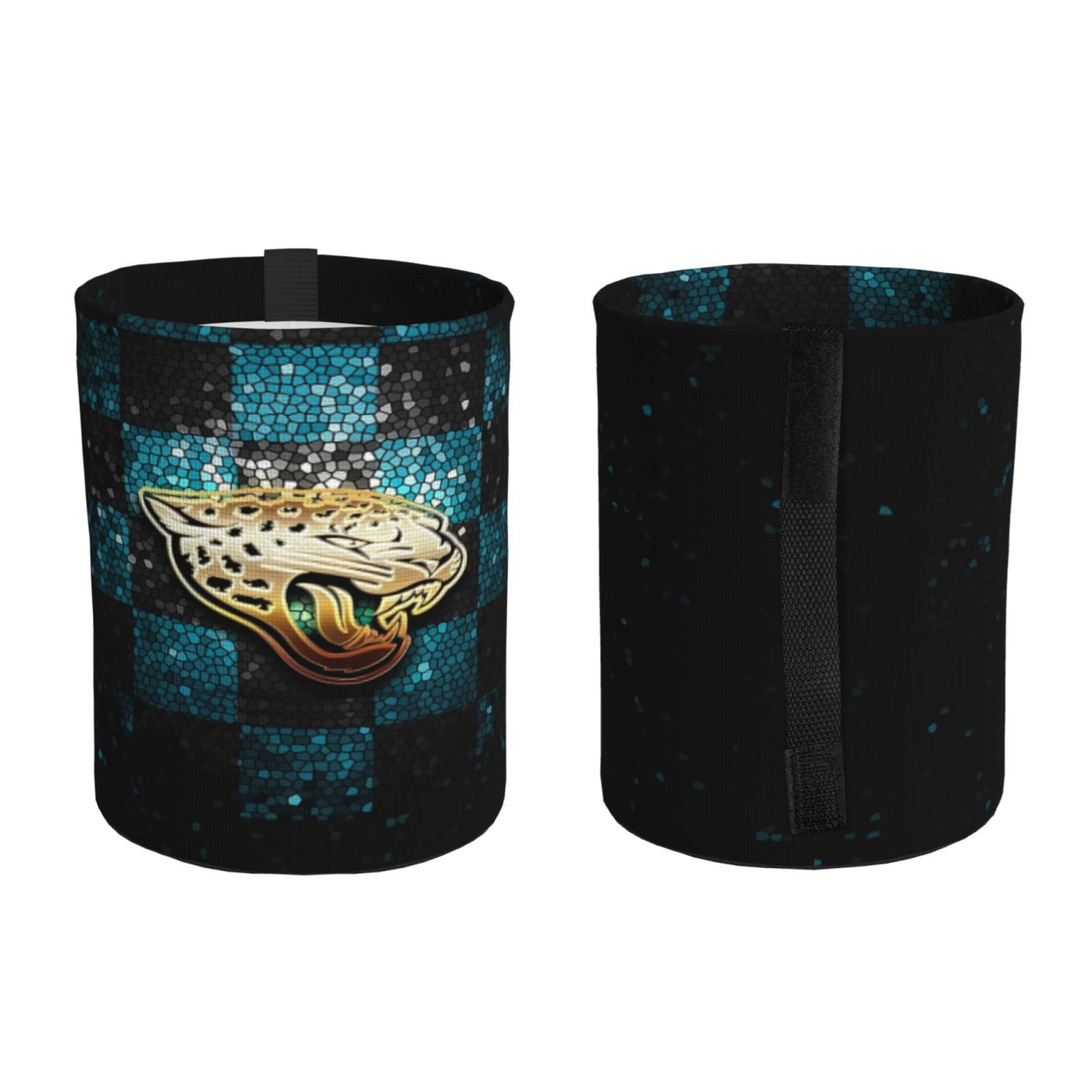 Jaguars Car trash can with webbing, easy to install with Velcro, can ...