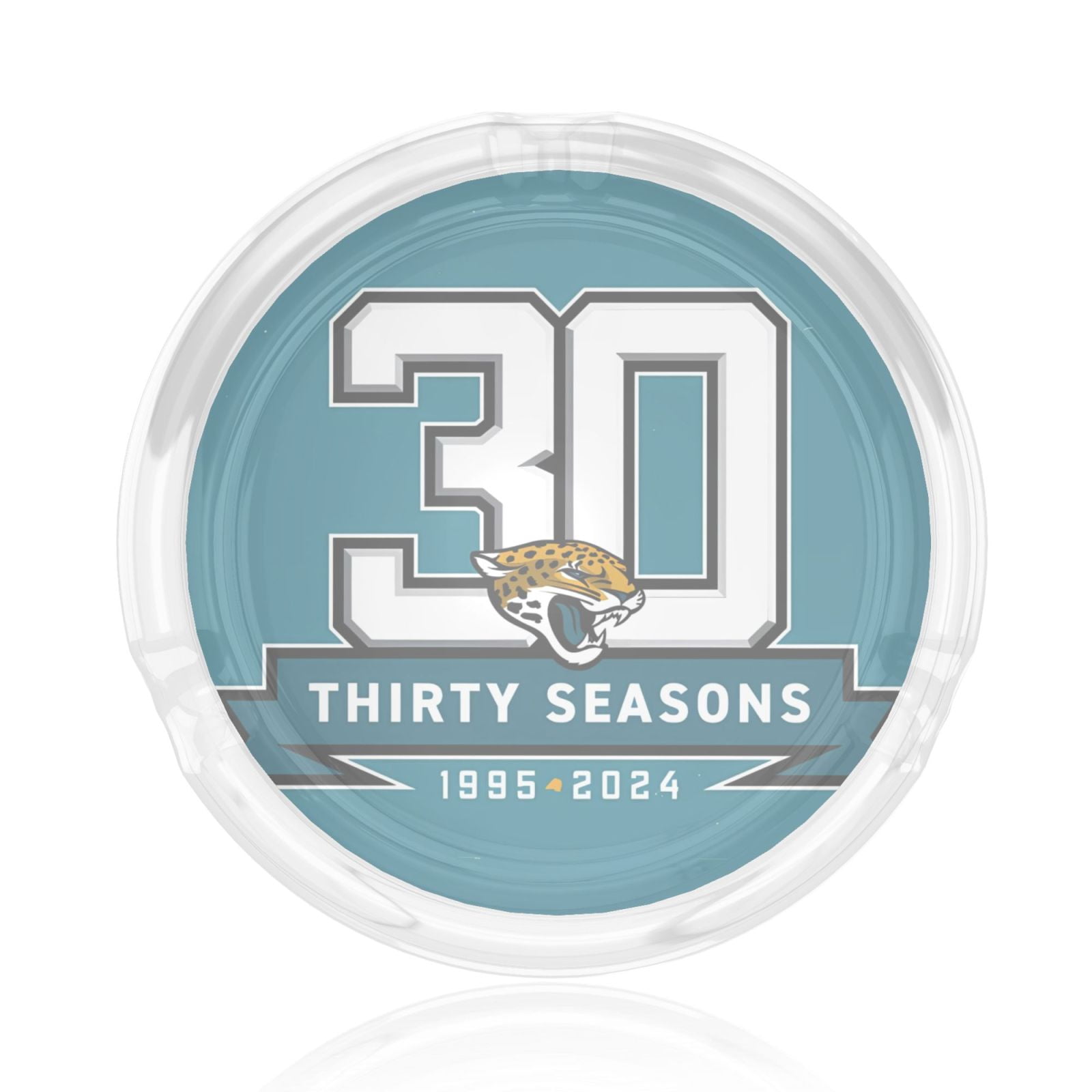 Jaguars Football Team Glass Ashtray (for Cigarettes), Crystal Cigar ...