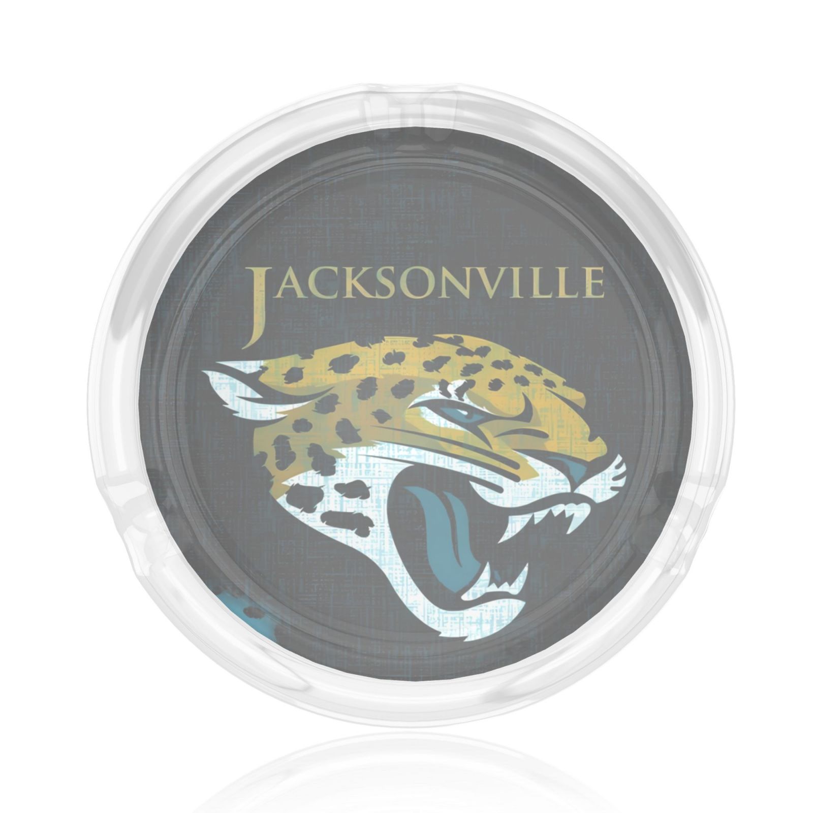Jaguars Football Team Glass Ashtray (for Cigarettes), Crystal Cigar ...
