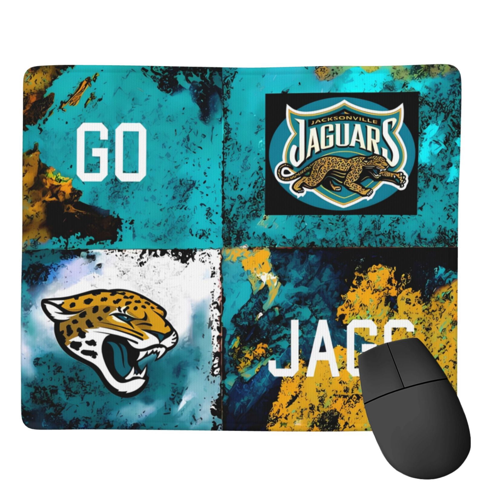 Jaguars Football Theme Mouse Pad 7x9 Inch - Non-slip Rubber Bottom ...