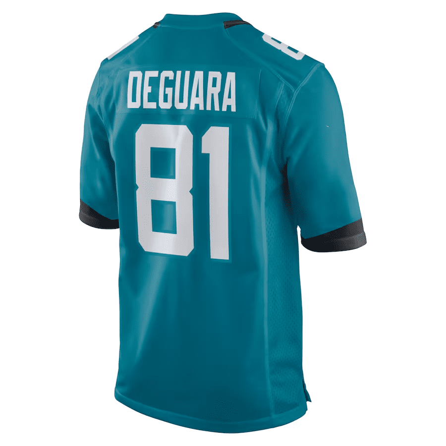 Jaguars Men's Home Limited Josiah Deguara#81 Fans short sleeve Game Jersey World Series 2024 ...