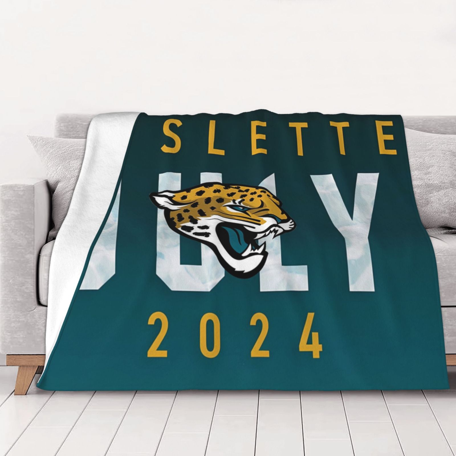 Jaguars Super Soft Flannel Blanket, Football Team Custom Comfort ...