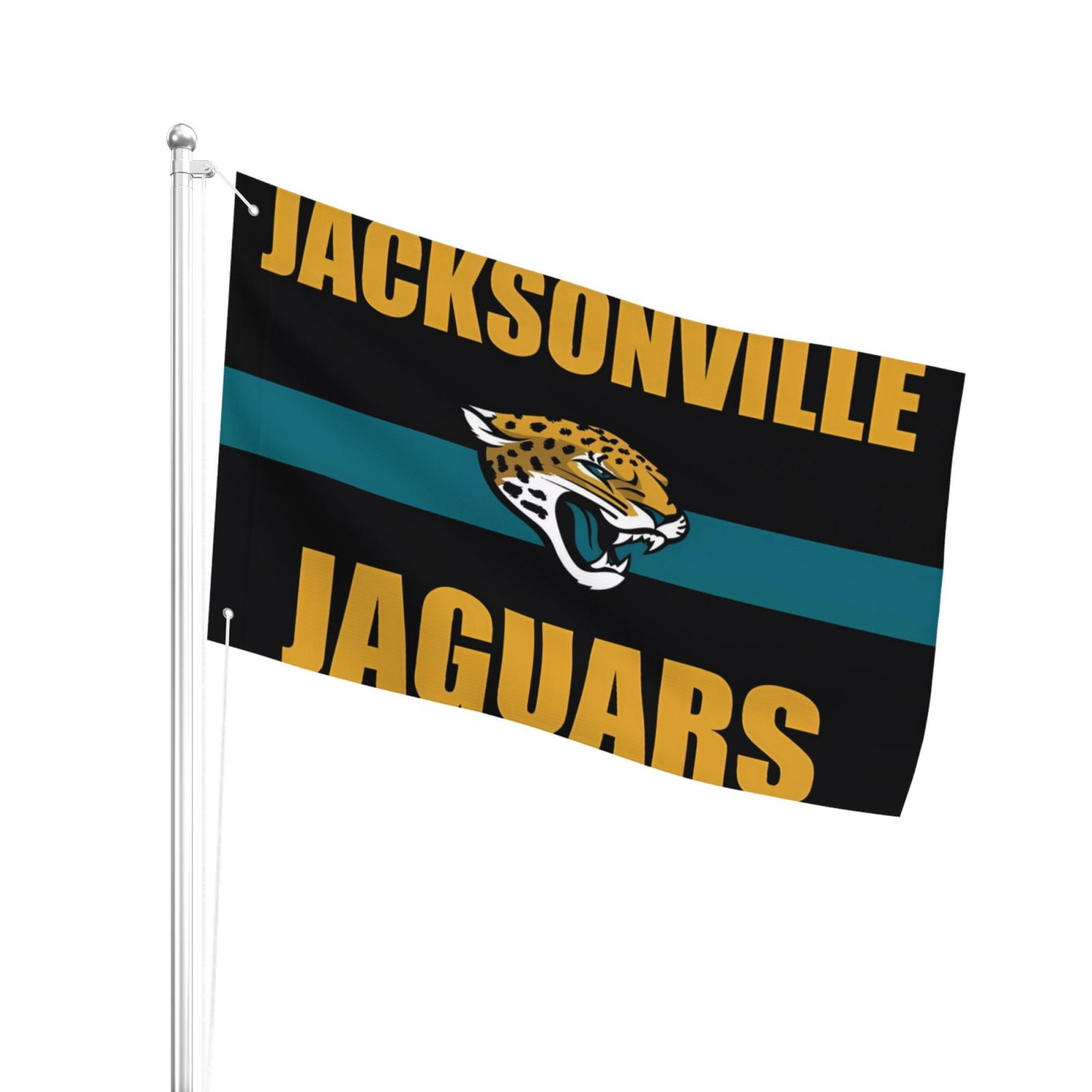 Jaguars Three Layer personalized Double Sided Flag Football Fans ...