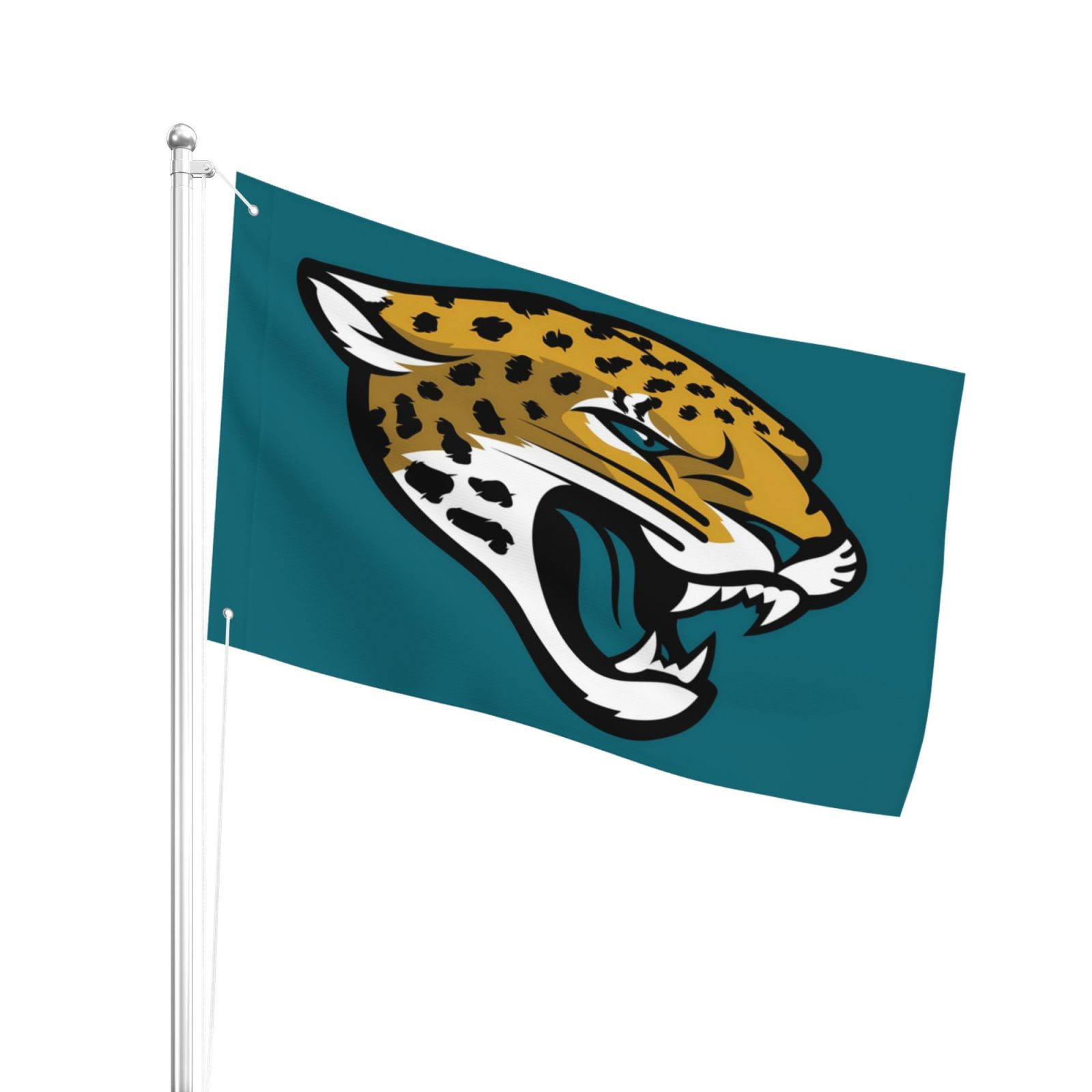 Jaguars Three Layer personalized Double Sided Flag Football Fans ...