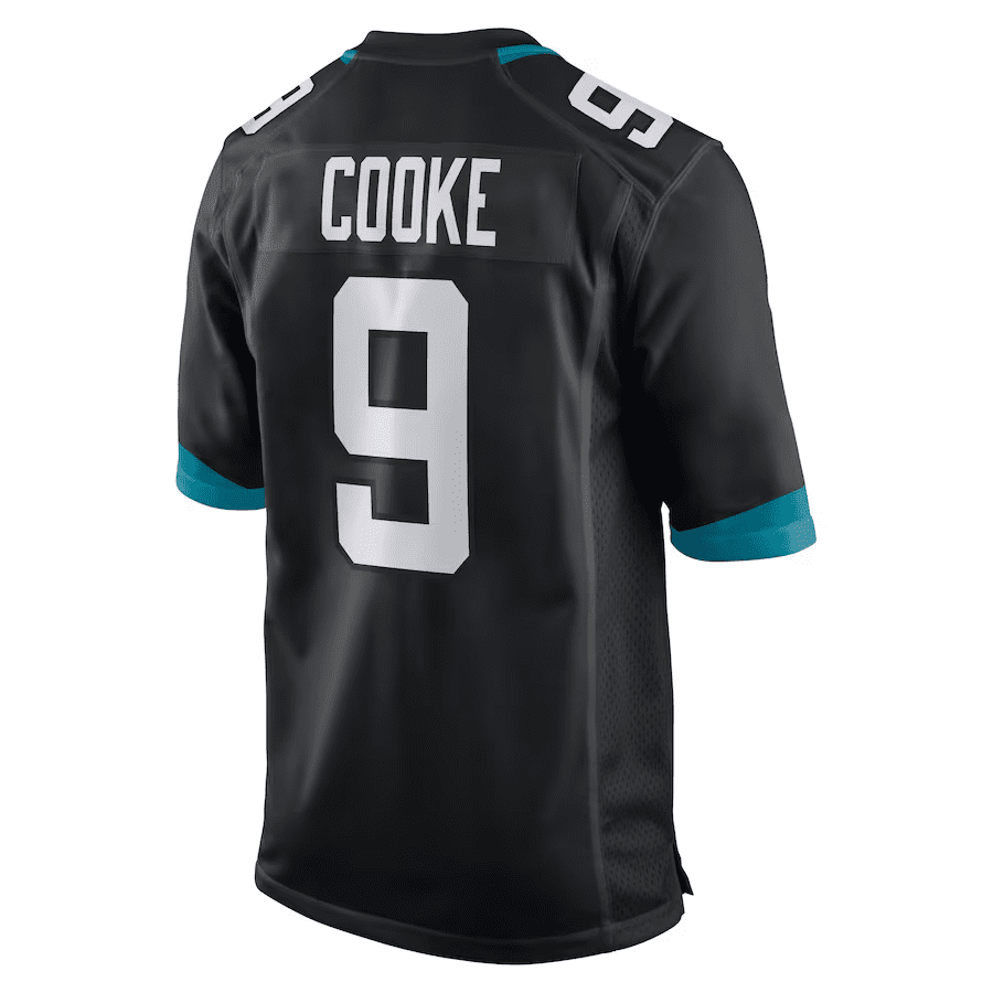 Jaguars Youth Home Limited Logan Cooke#9 Fans short sleeve Game Jersey ...